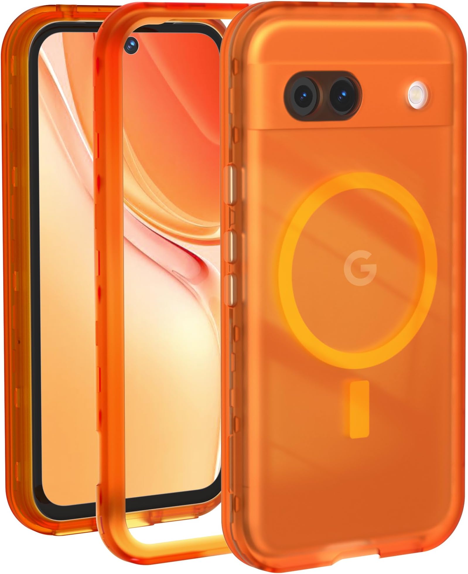 Amazon.com: ANNSD for Google Pixel 8a Case, Magnetic Shockproof Pixel ...