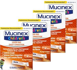 Amazon.com: Mucinex Children's Chest Congestion Expectorant and Cough ...