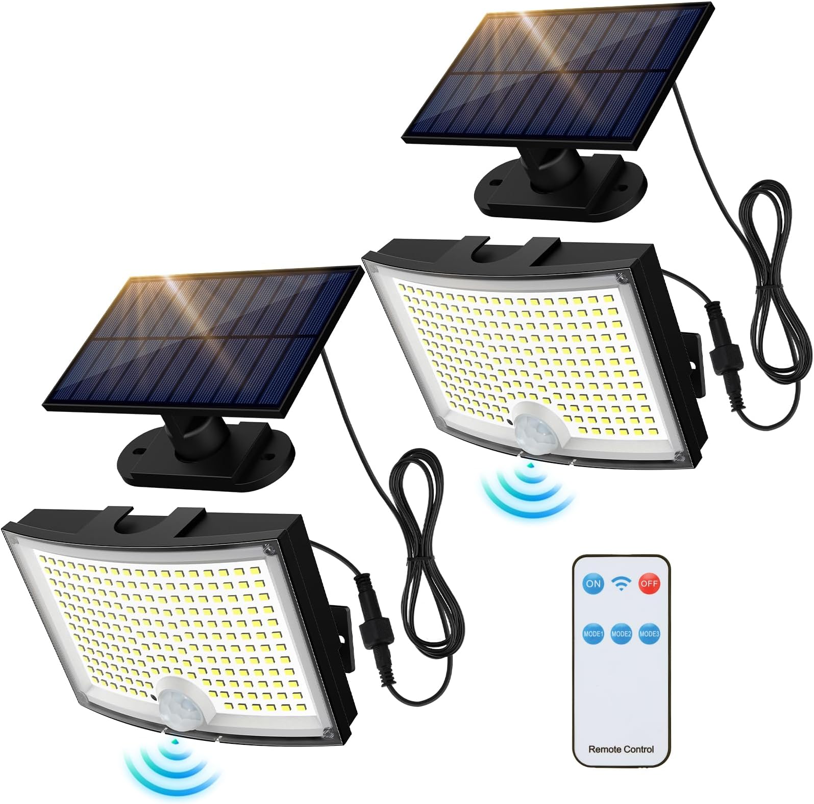 Costco Sunforce 2000 Lumen LED Motion Activated Solar Security Light ...
