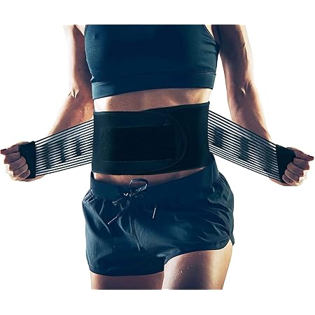 Amazon.com: AllyFlex Sports® Lightweight Back Brace for Men & Women ...