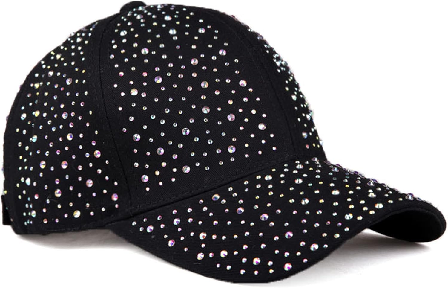 Amazon.com: Shiny Rhinestone Baseball Cap for Women Girls Sparkle ...