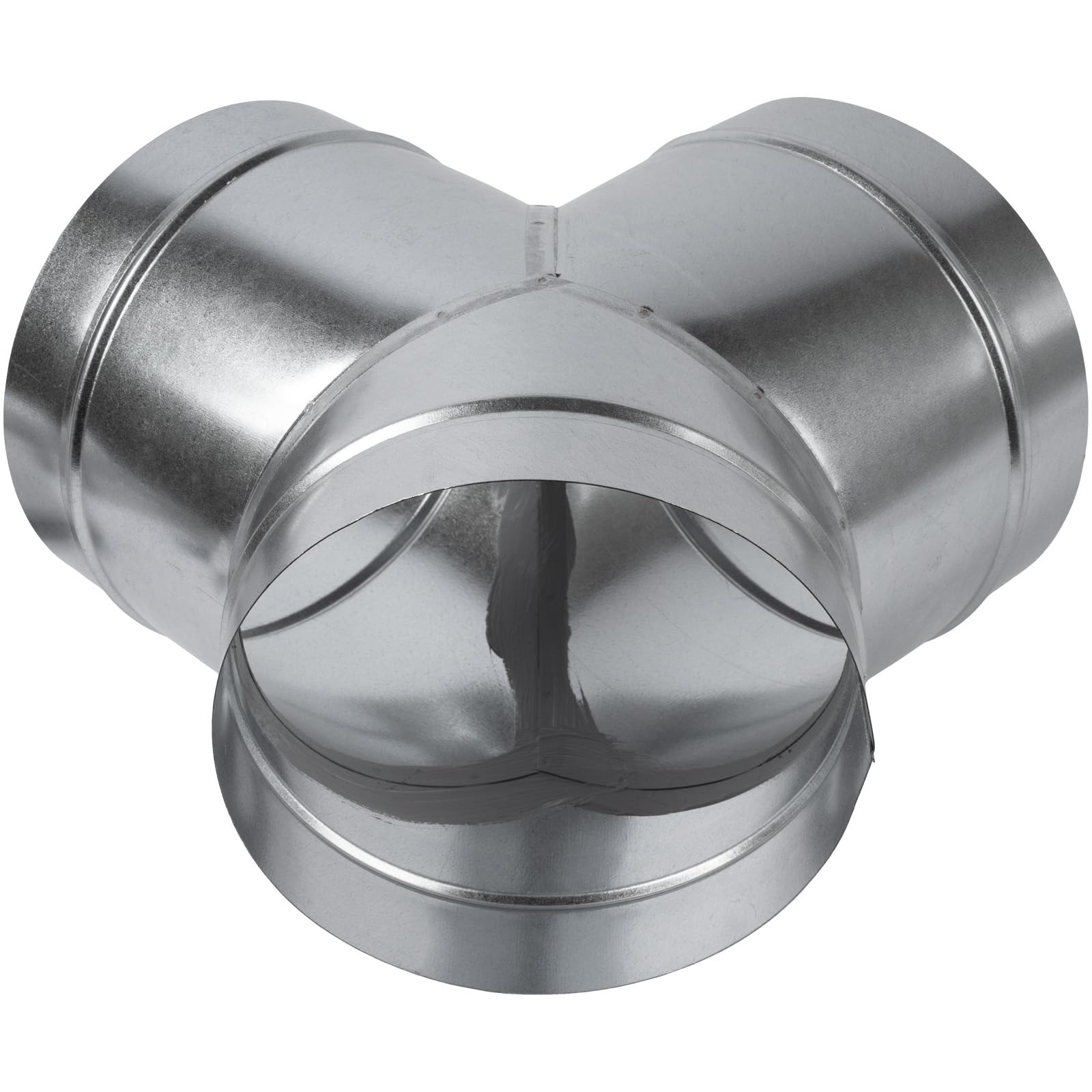 Snapklik.com : ECOPRO VENT 8" Inch 3 Way Metal Duct Splitter 60 Degree ...