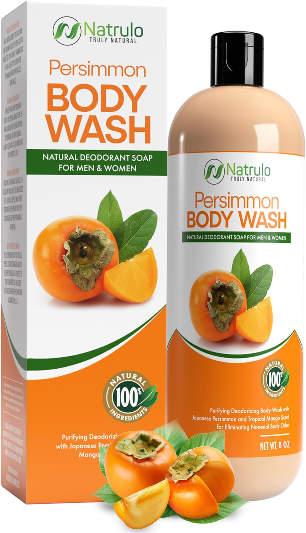Amazon.com : Erbaid Persimmon Body Wash for Body Odor Control ...