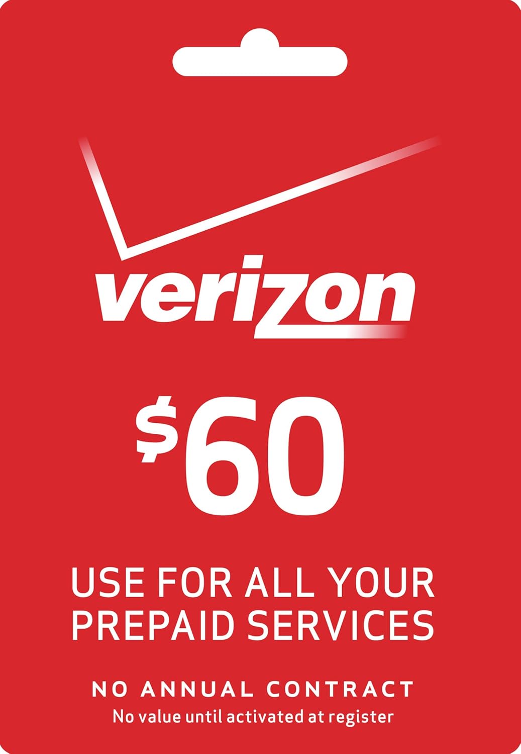 Amazon.com: Verizon $60 To go or Monthly Prepaid Refill Card (mail ...