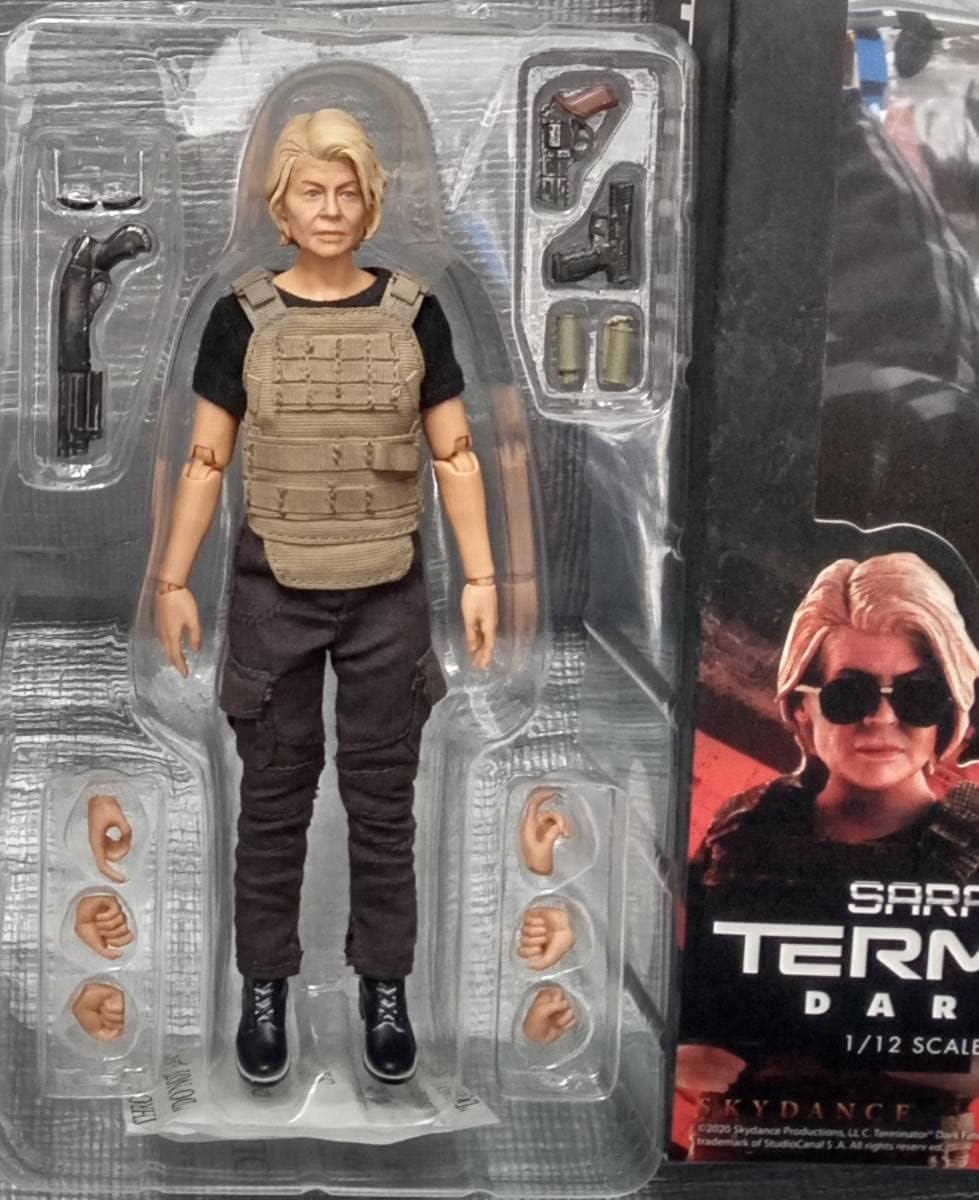 Amazon.co.jp: 1/12 Terminator New Fate Sarah Connor Linda Hamilton ...