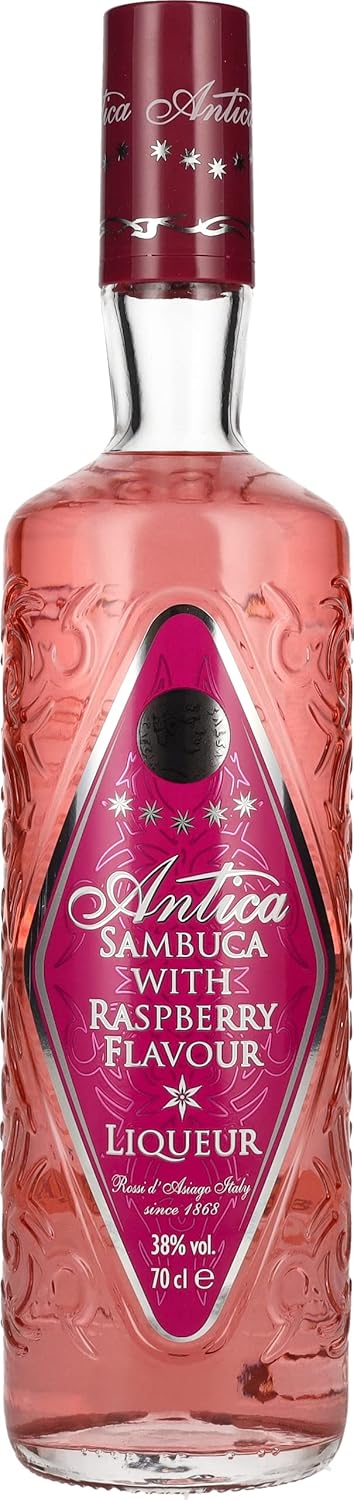 Antica Sambuca Raspberry Flavour Liqueur 38% Vol. 0,7l : Amazon.de ...