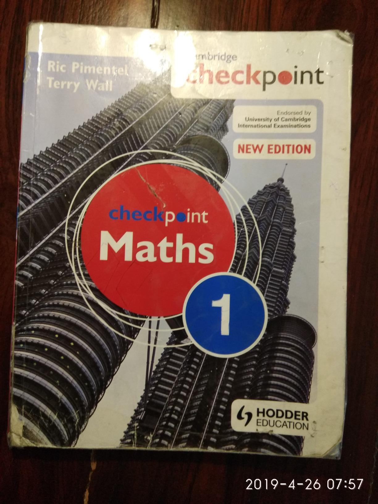 Buy Cambridge Checkpoint Maths Student's Book 1 Book Online at Low ...