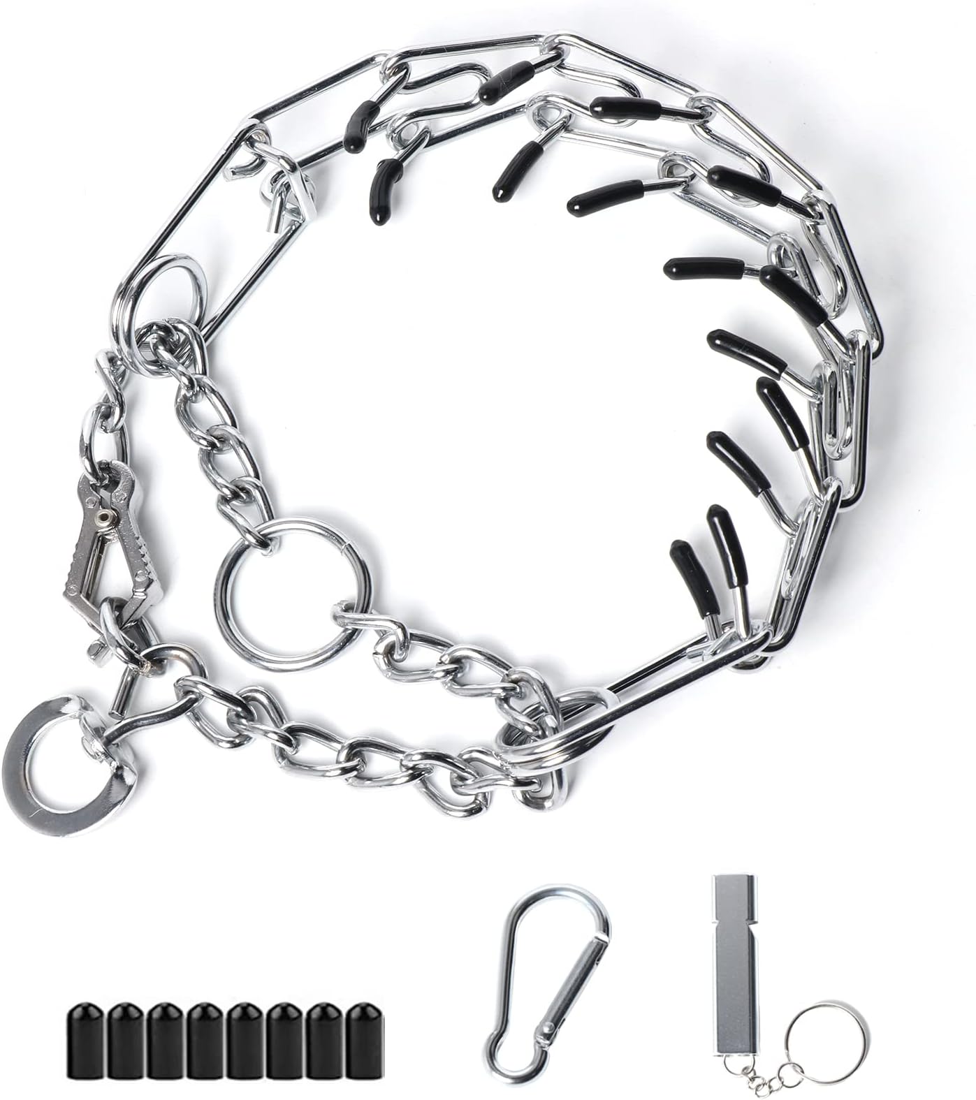 Amazon.com : LionWay Dog Prong Collars Pinch Collar for Dogs with Quick ...