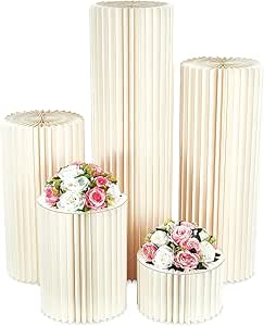 Cylinder Pedestal Stands for Parties, Round Cylinder Stands for Party ...
