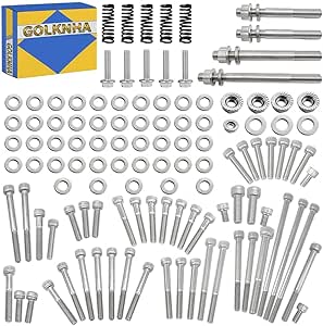 Amazon.com: GOLKNHA 400EX Stainless Steel Bolt Screw & Cylinder Head ...