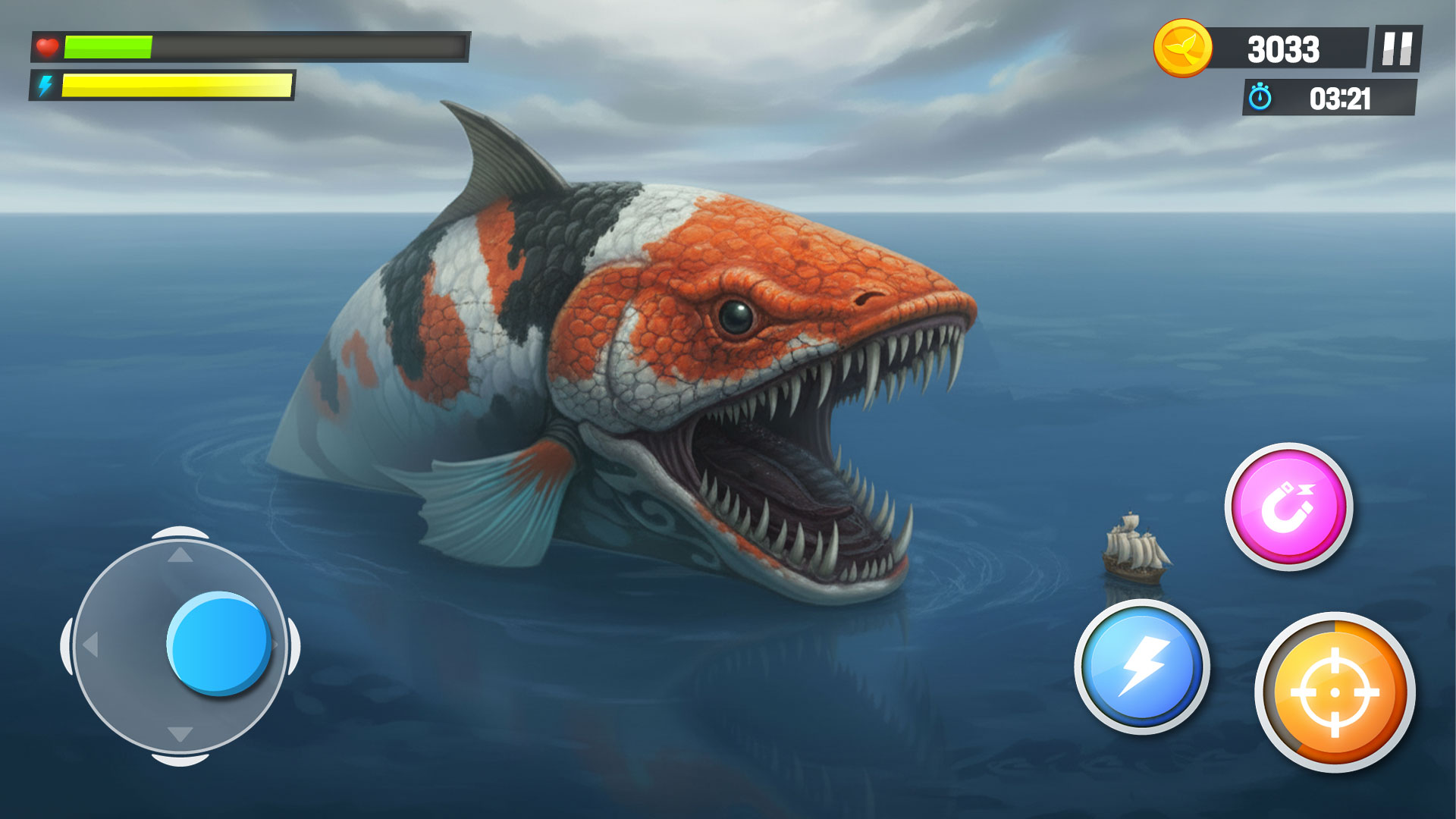 Shark Attack: Hungry Fish - Feed and Grow Underwater Shark Games-Amazon ...
