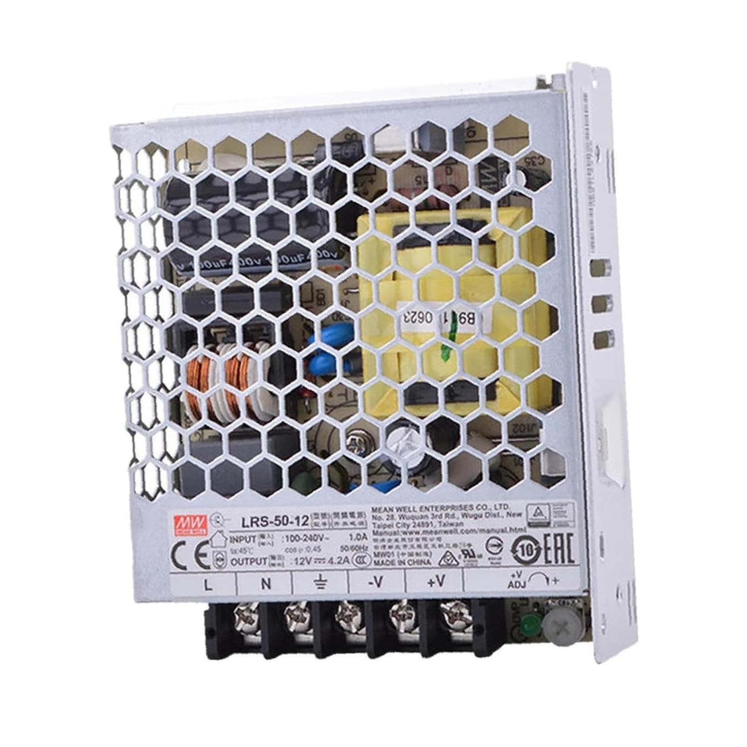 Mean Well LRS-50-12 Switching Power Supply, Single Output, 12V, 4.2A ...