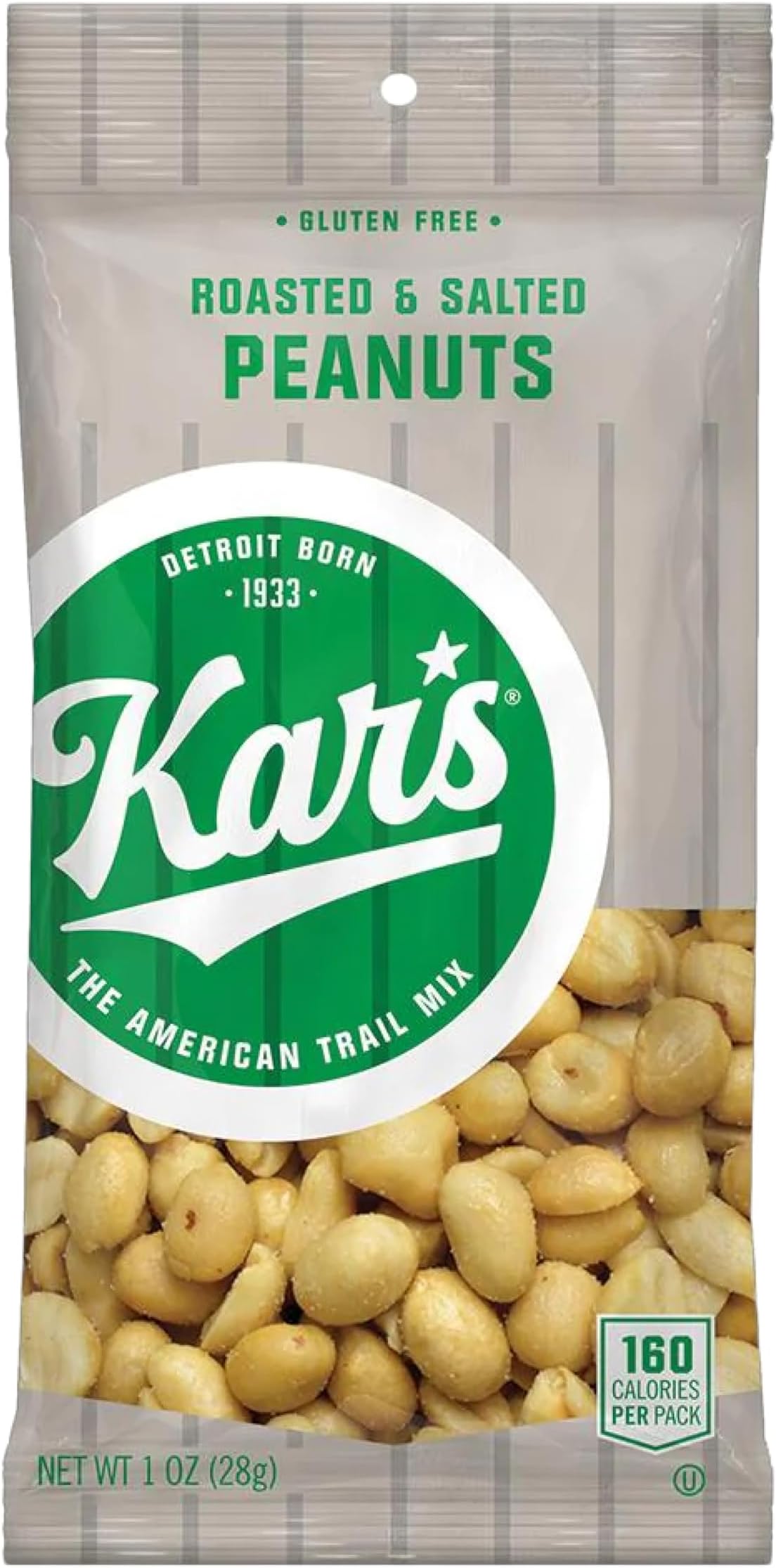 Amazon.com: Kar's Nuts Roasted N' Salted Peanuts Snacks - Gluten Free ...