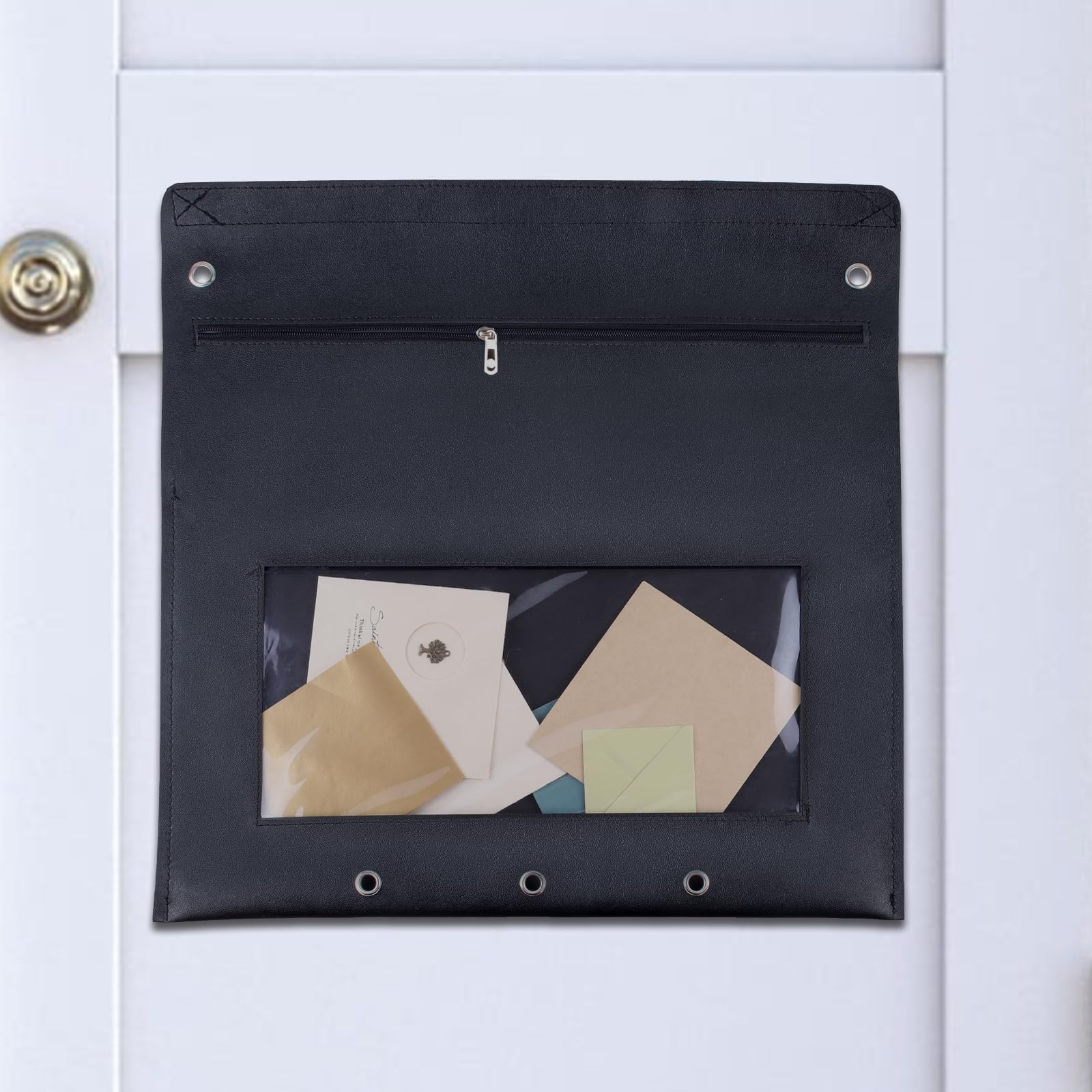 Indoor Wall Mount Mail Catcher Bag Door Slot Post Box Basket Mail Boxes ...