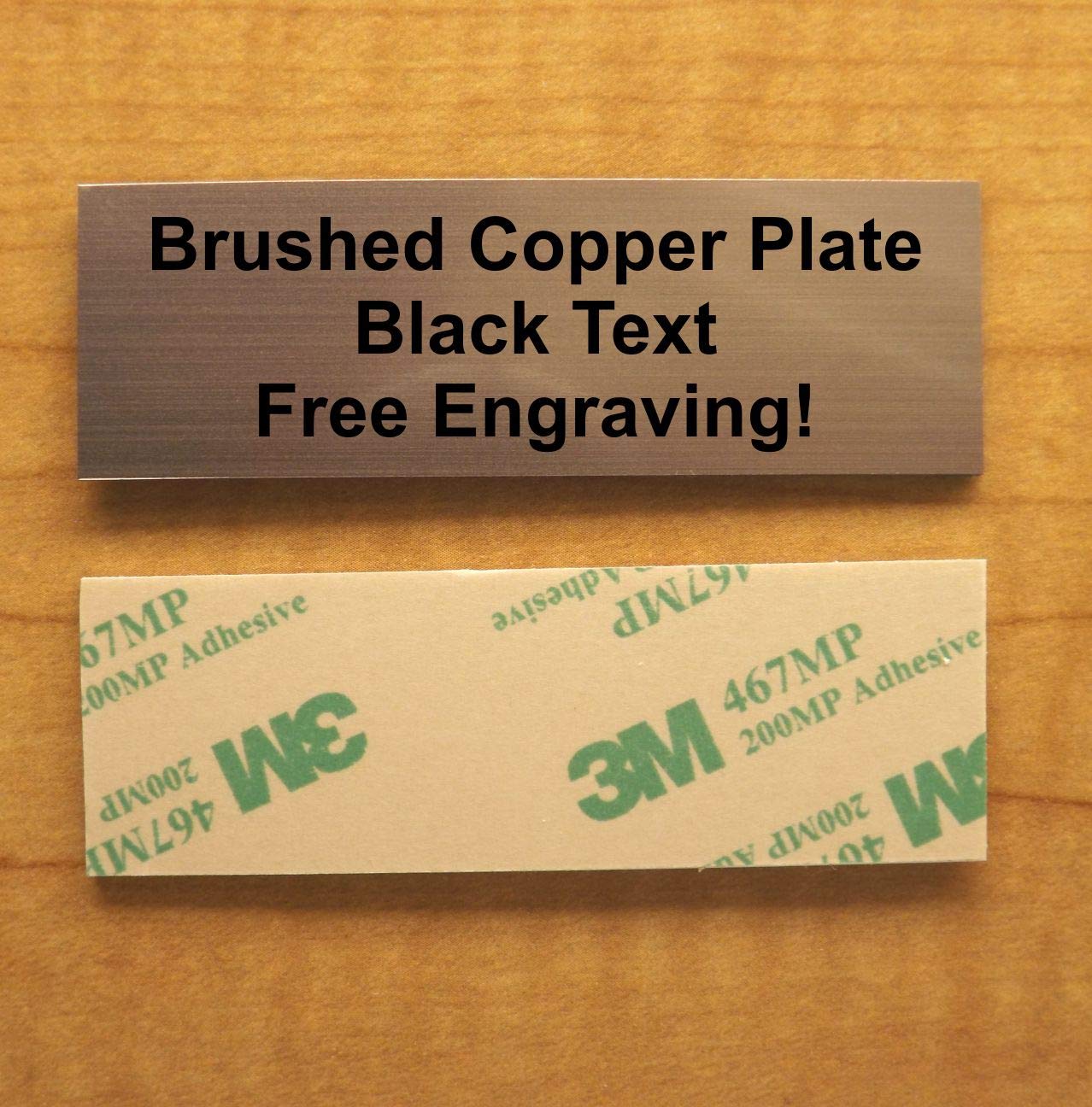 Brushed Copper Plate