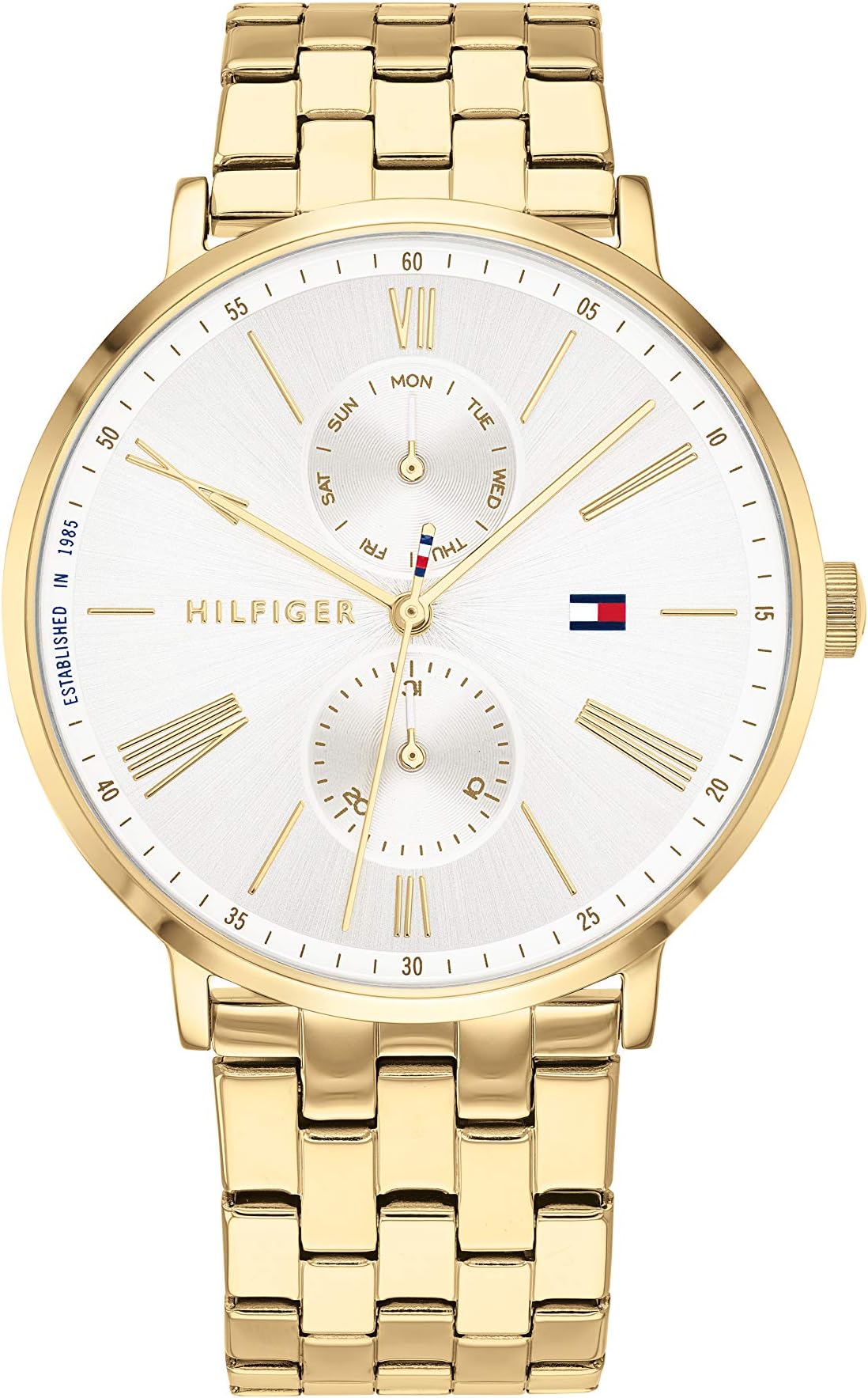Tommy Hilfiger Damen Analog Quarz Uhr mit Edelstahl Armband 1781971 ...