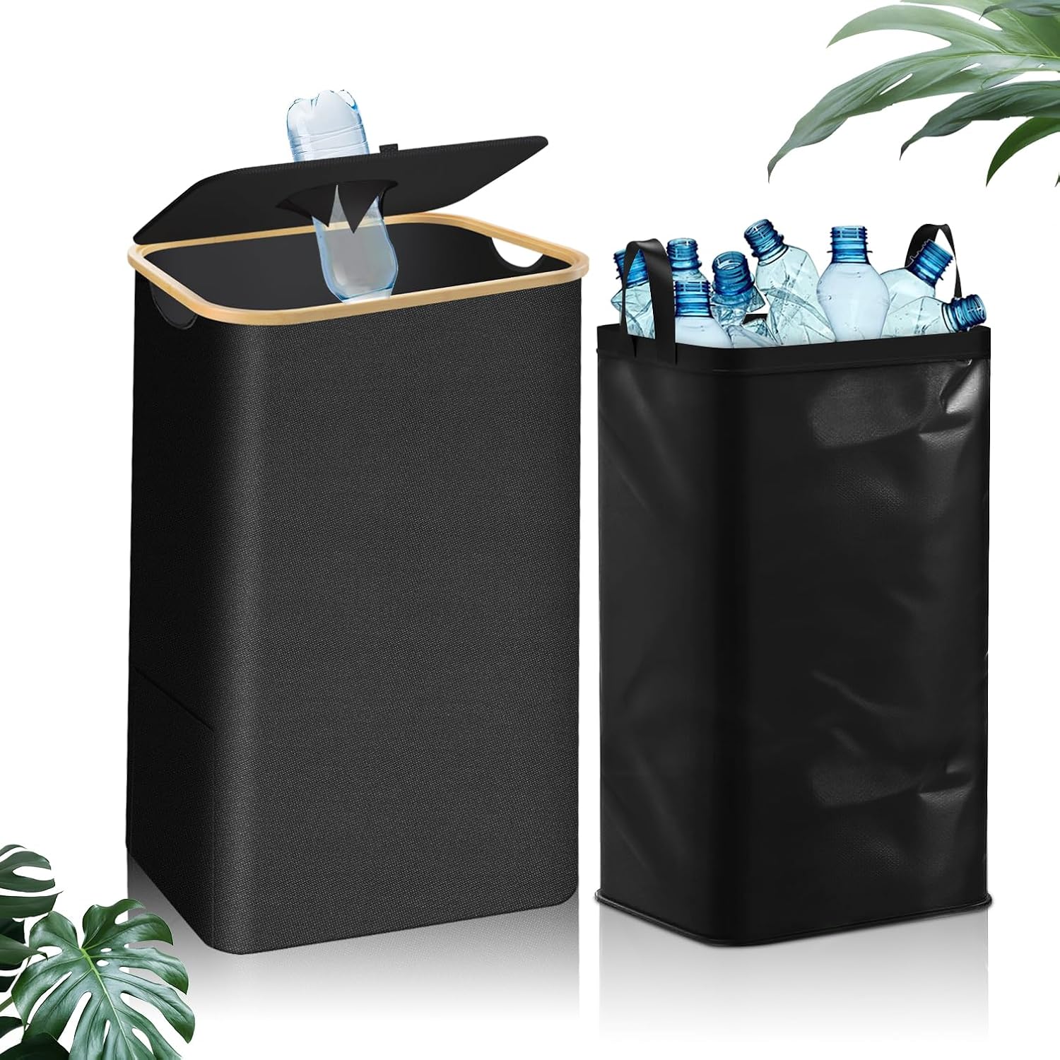 Amazon.com: Mieaoll Recycling Bin for Kitchen,Bottle Recycle Bin Indoor ...