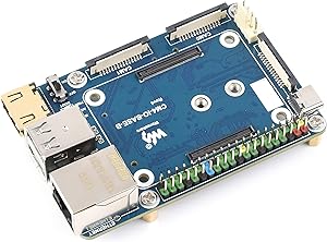 Amazon.com: Mini Base Board (B) for Raspberry Pi Compute Module 4 Lite/eMMC Series Module ...