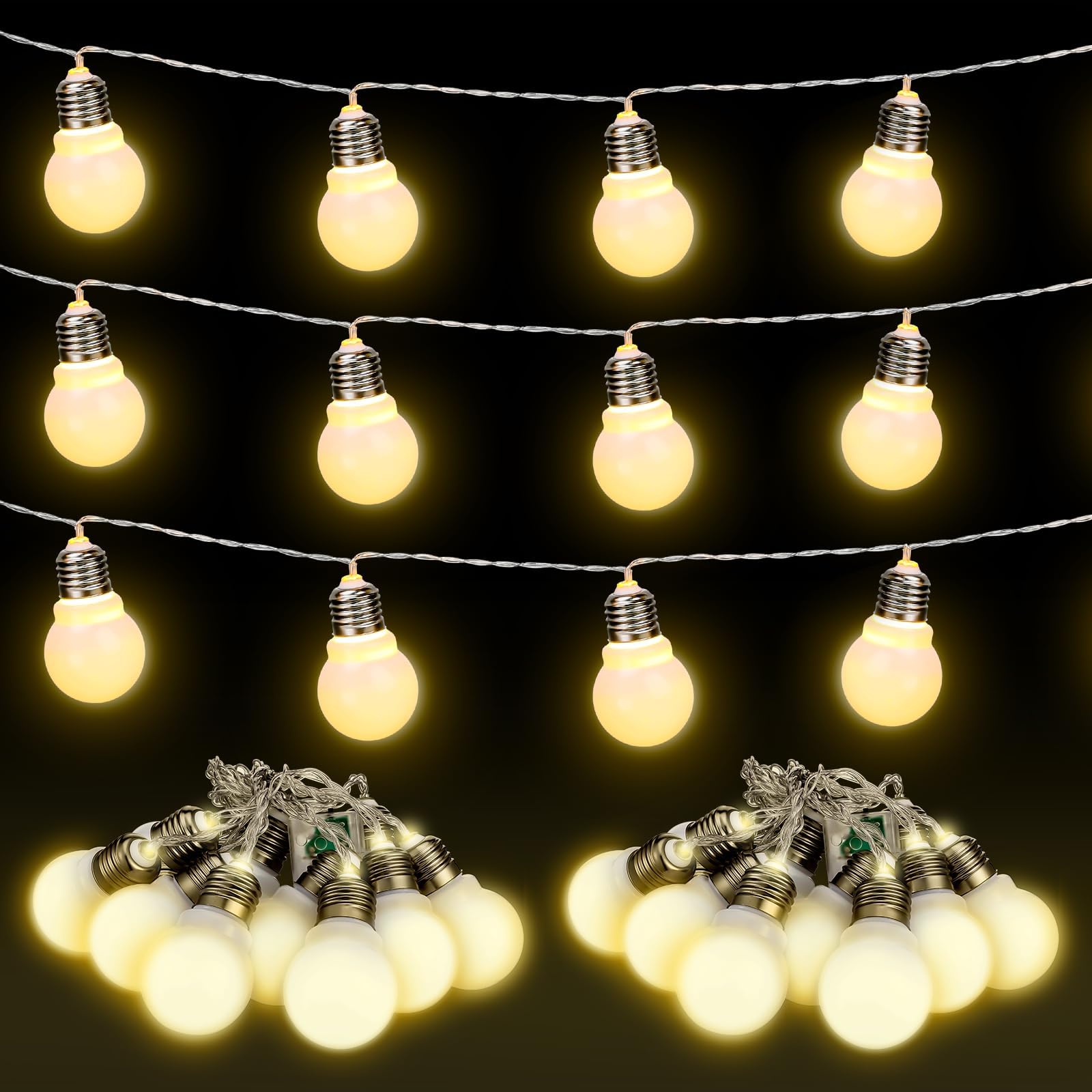 Amazon.com: Nosiny String Lights Marquee Letters Numbers 13.8 FT Long 3 ...