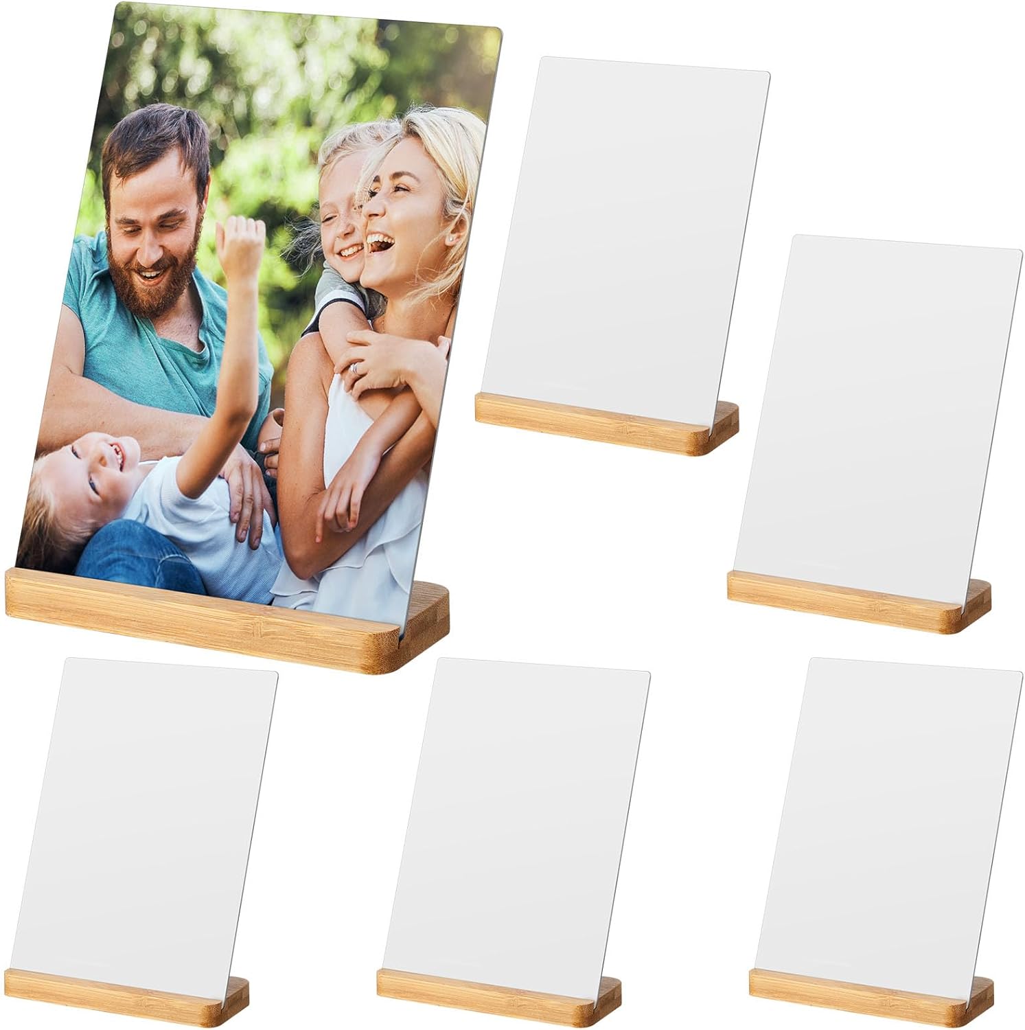 Amazon.com: Vercraft 6 Pack Sublimation Photo Frames Blanks 5" x 7 ...