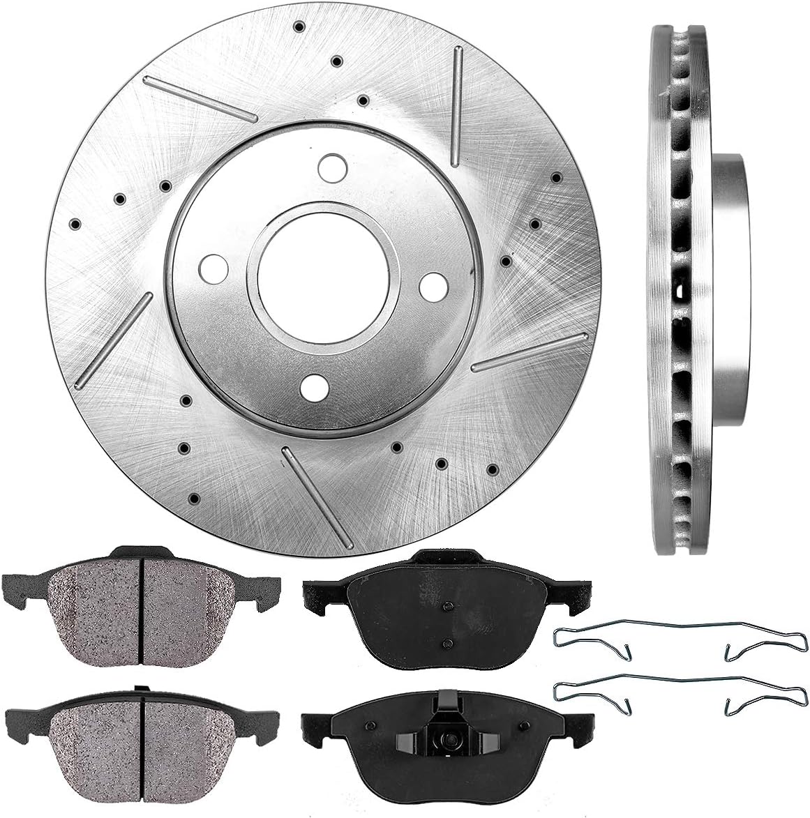 Amazon.com: Callahan Rear Brake Kit for 2012-2020 Ford F-150 Drilled ...
