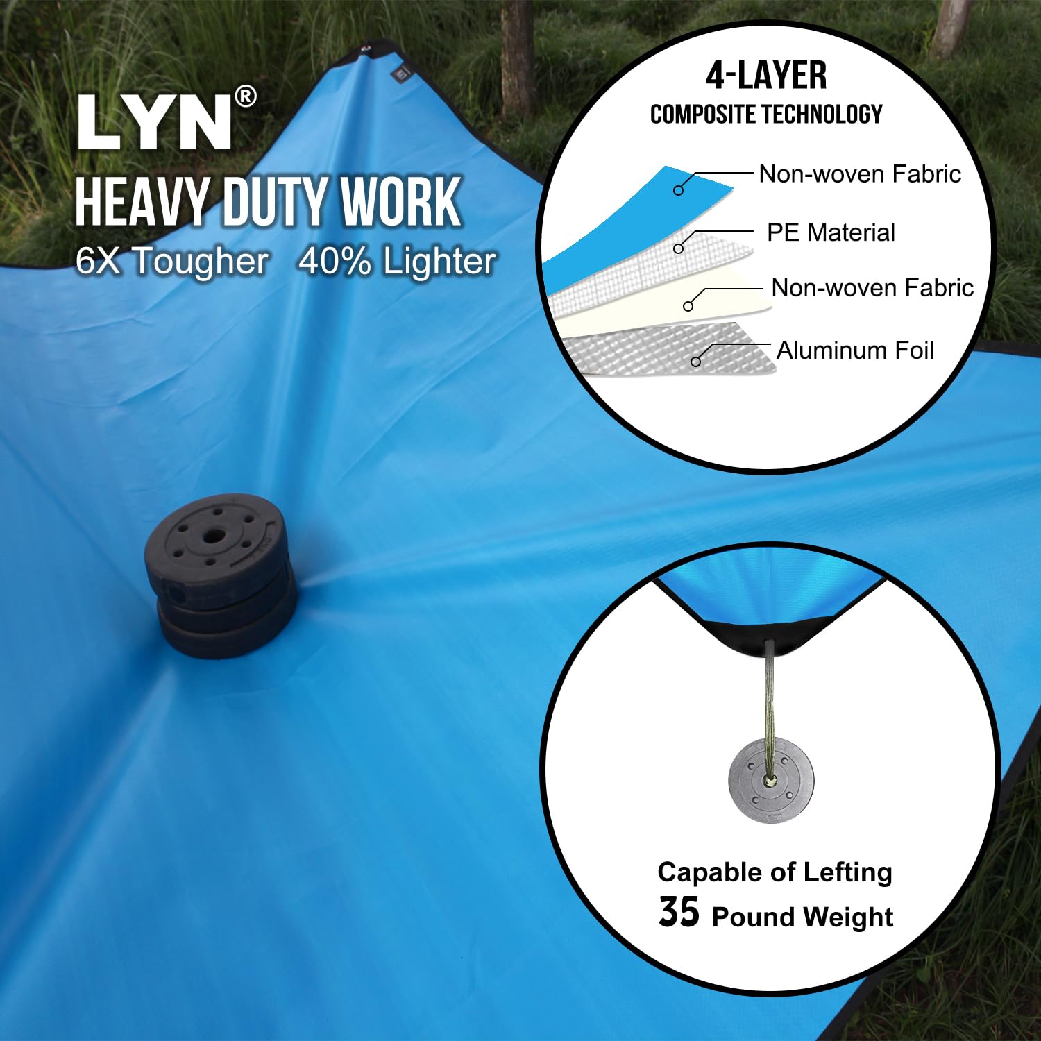 Snapklik.com : Crystal Protector:LYN All-Weather Heavy Duty Solar ...