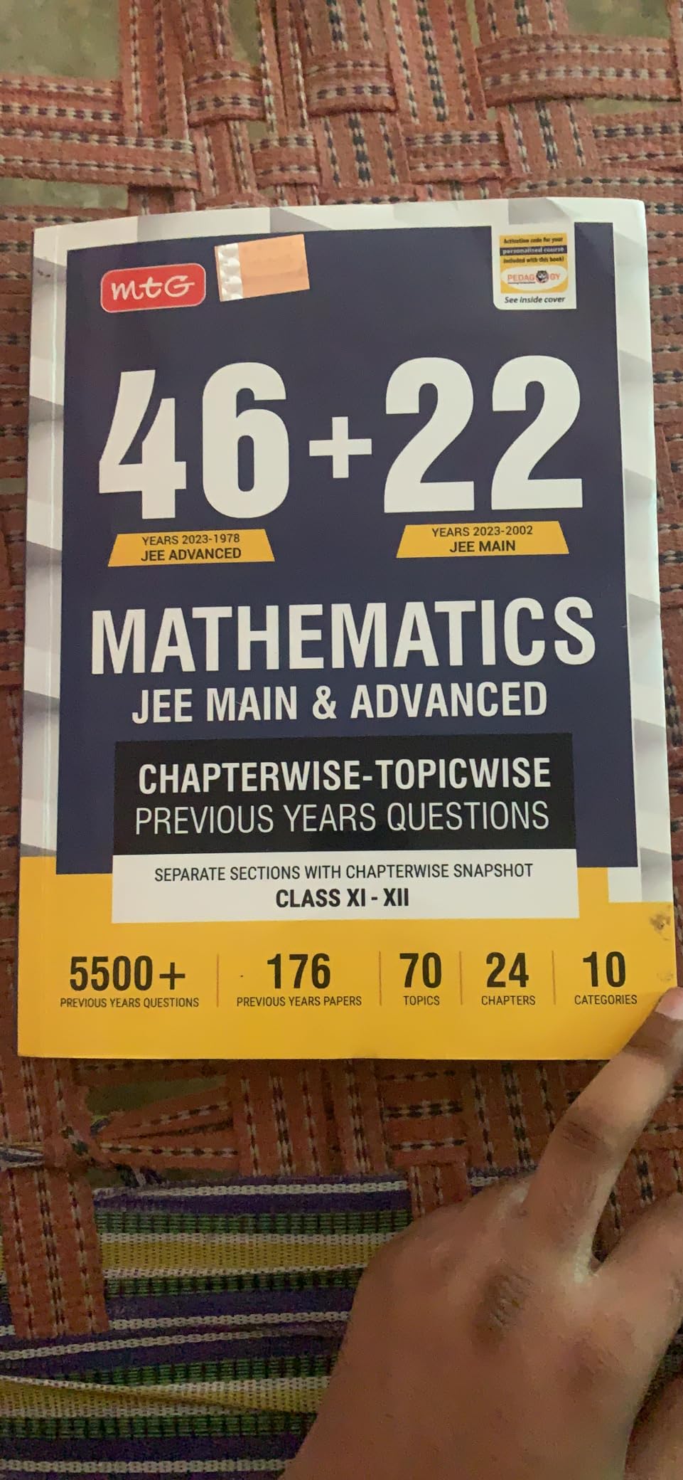 Buy MTG 46 + 22 Years JEE Main and IIT JEE Advanced Previous Years ...