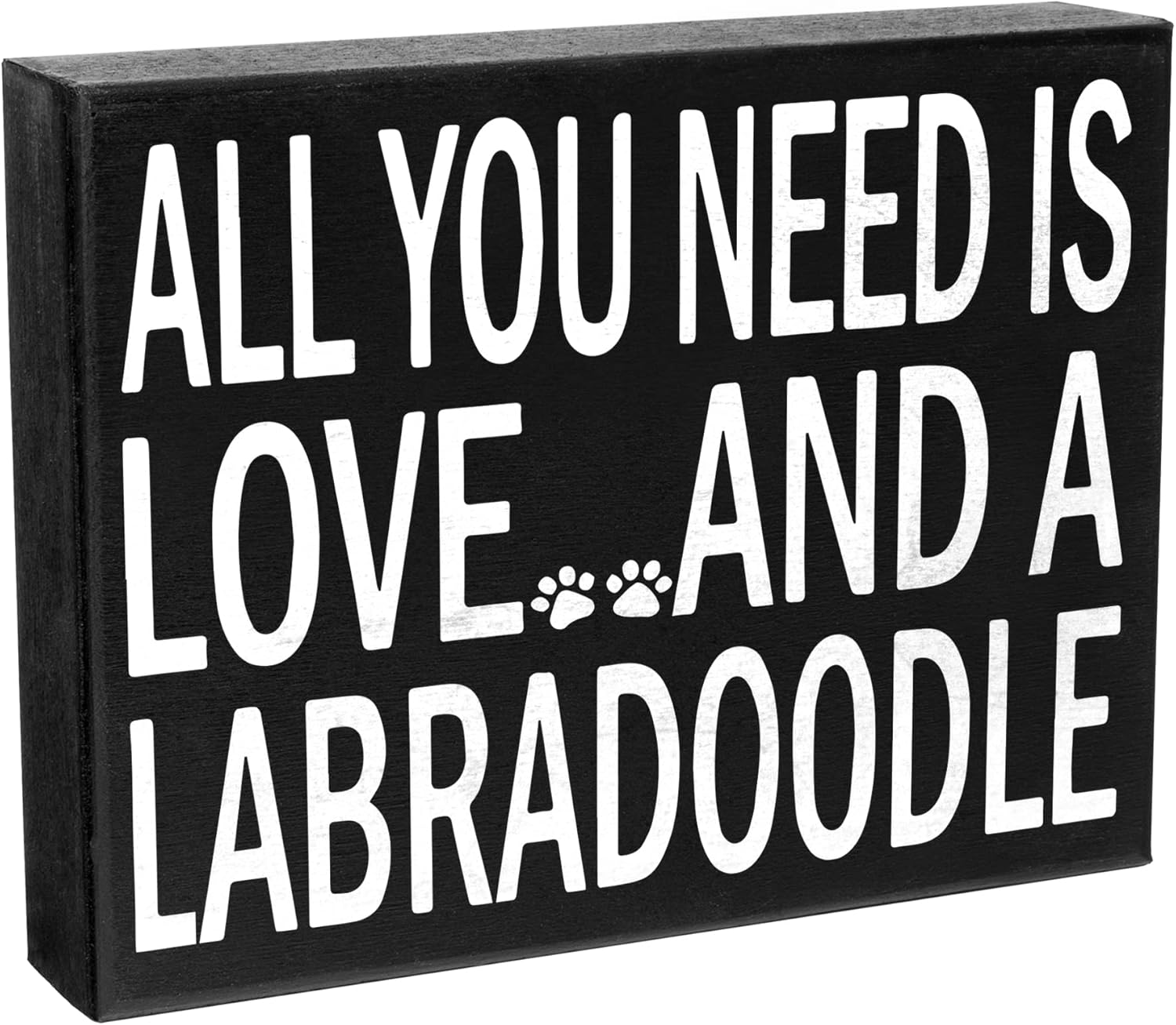 Amazon.com: JennyGems All You Need Is Love And A Labradoodle Sign, 8x6 ...