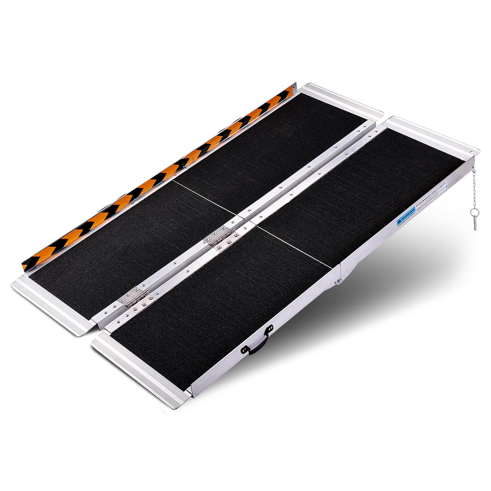 Altus Portable Wheelchair Ramp Aluminum Folding Handicap Ramp Non-Slip ...