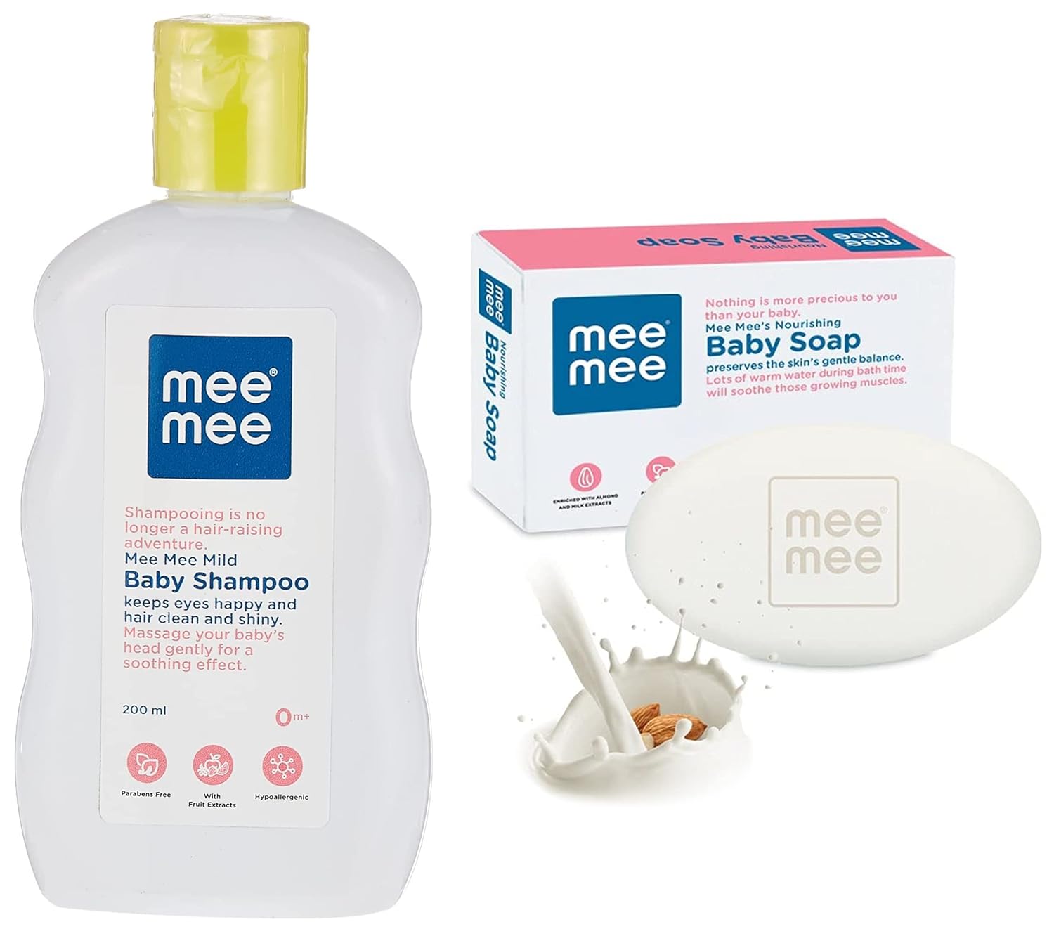 Buy Mee Mee Mild Baby Shampoo (with Fruit Extracts - 200 ml (Single ...