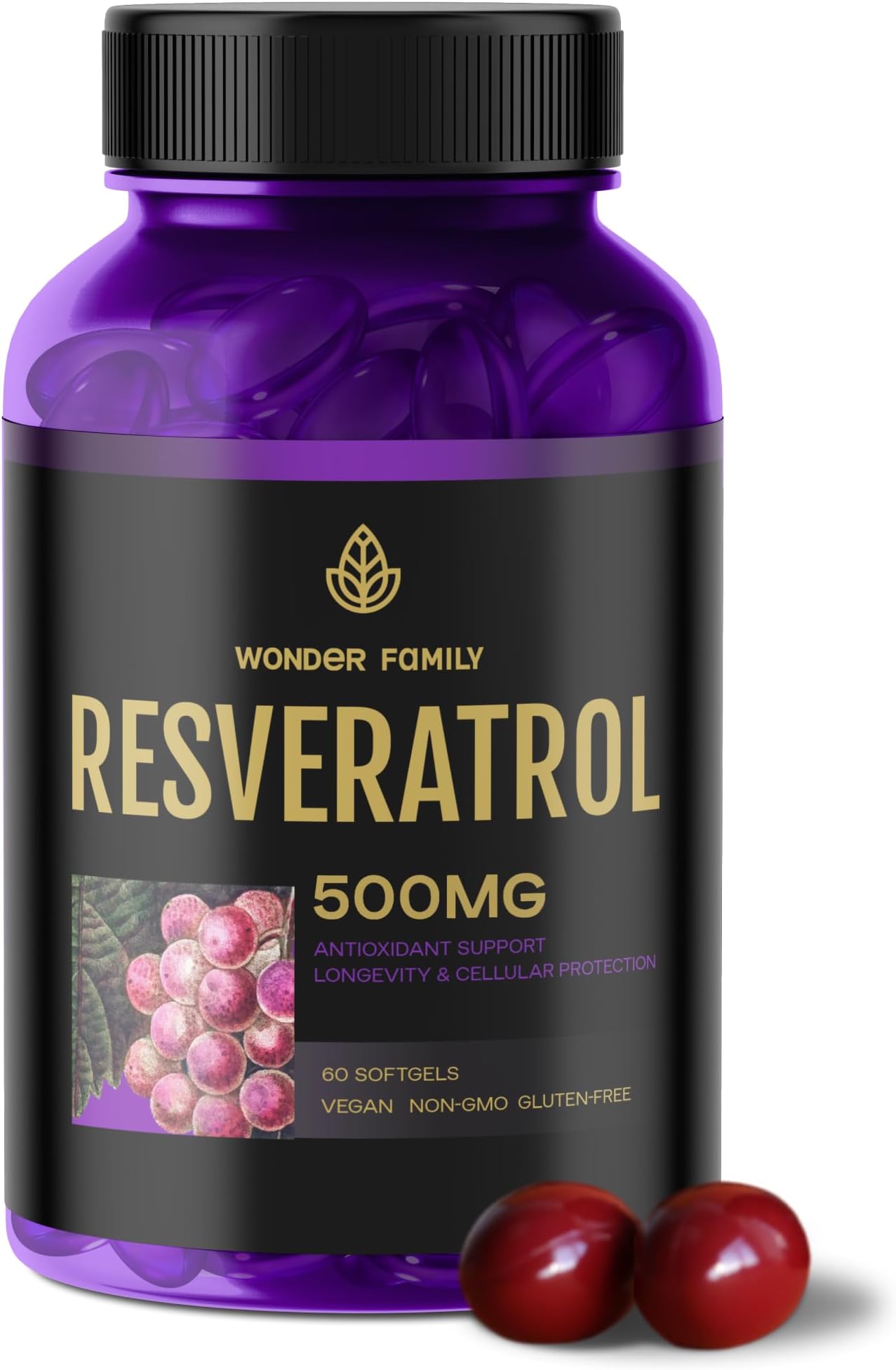 Amazon.com: Piceid Resveratrol Supplement and NAD+ Cell Regenerator ...