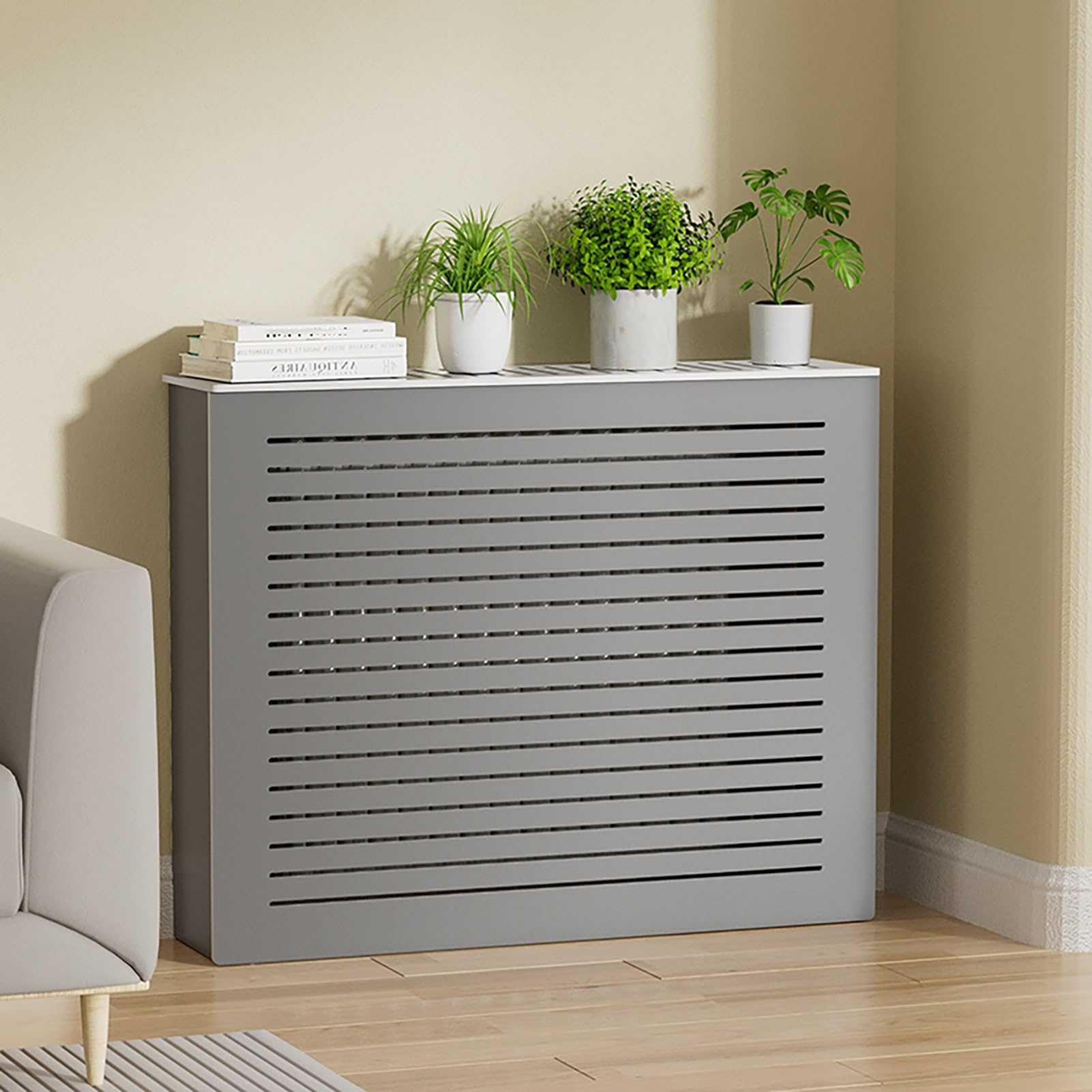 Amazon.com: JHDXL Modern Style Radiator Cover, Horizontal Slatted ...