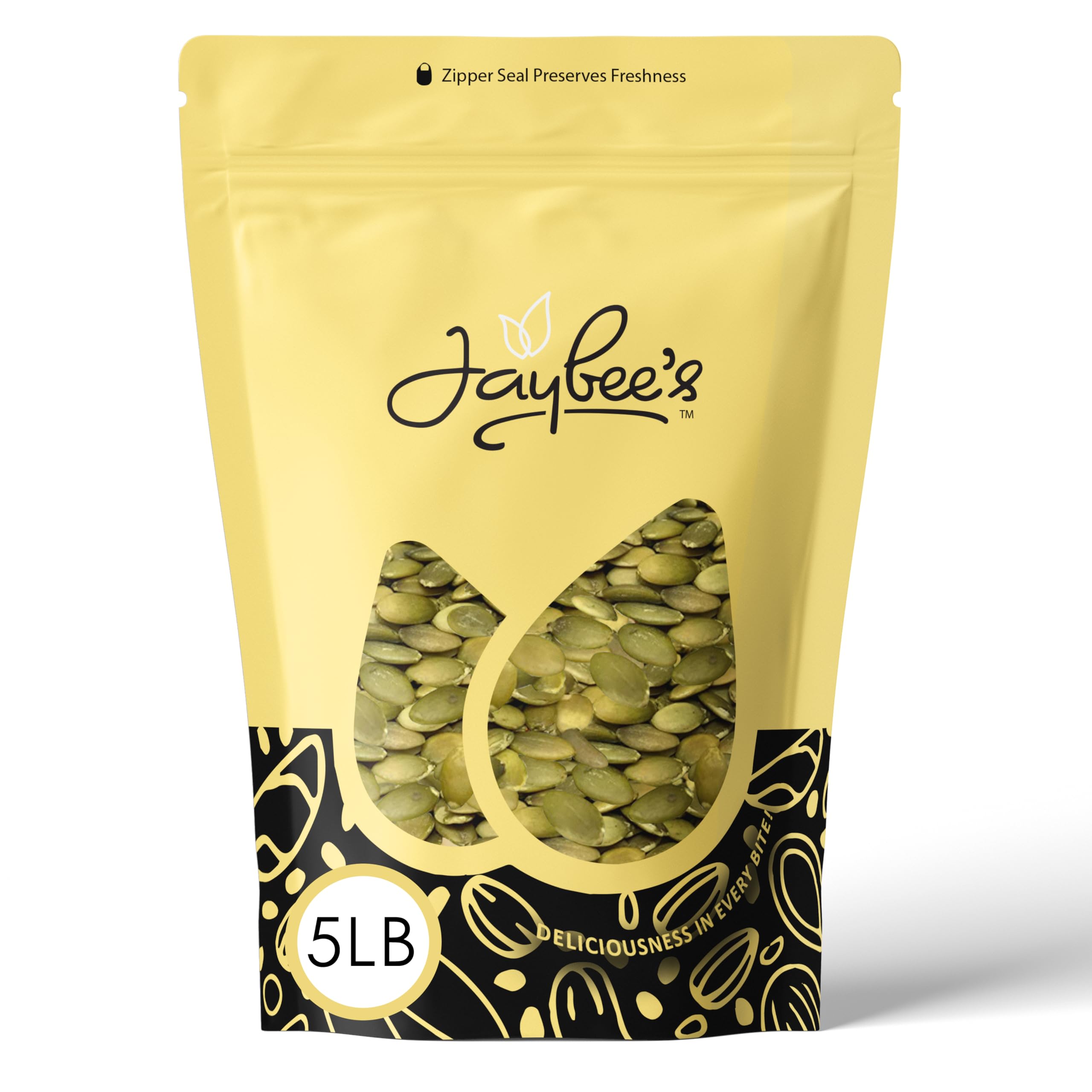Amazon.com : Raw Pumpkin Seeds Pepitas Unsalted - 5 Pounds | Healthy ...