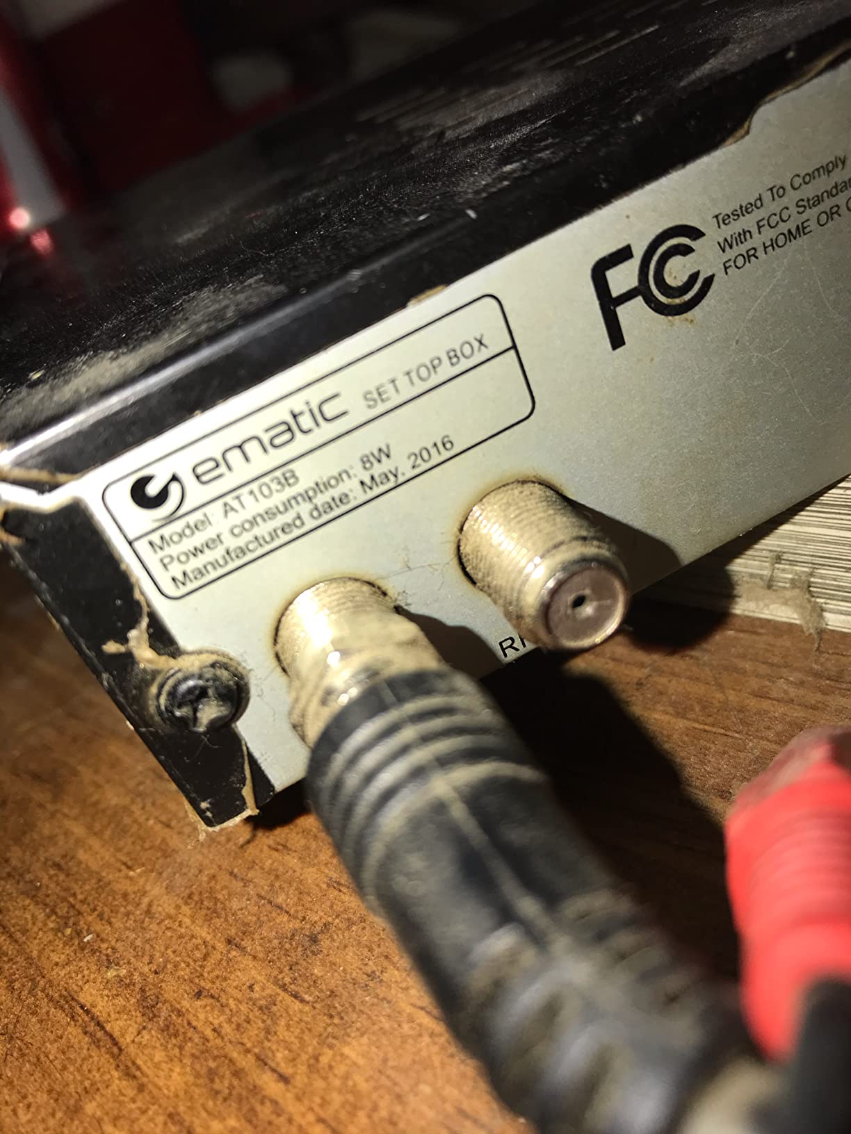 Amazon.com: Ematic AT103B Remote Control Only for Digital Converter Box ...