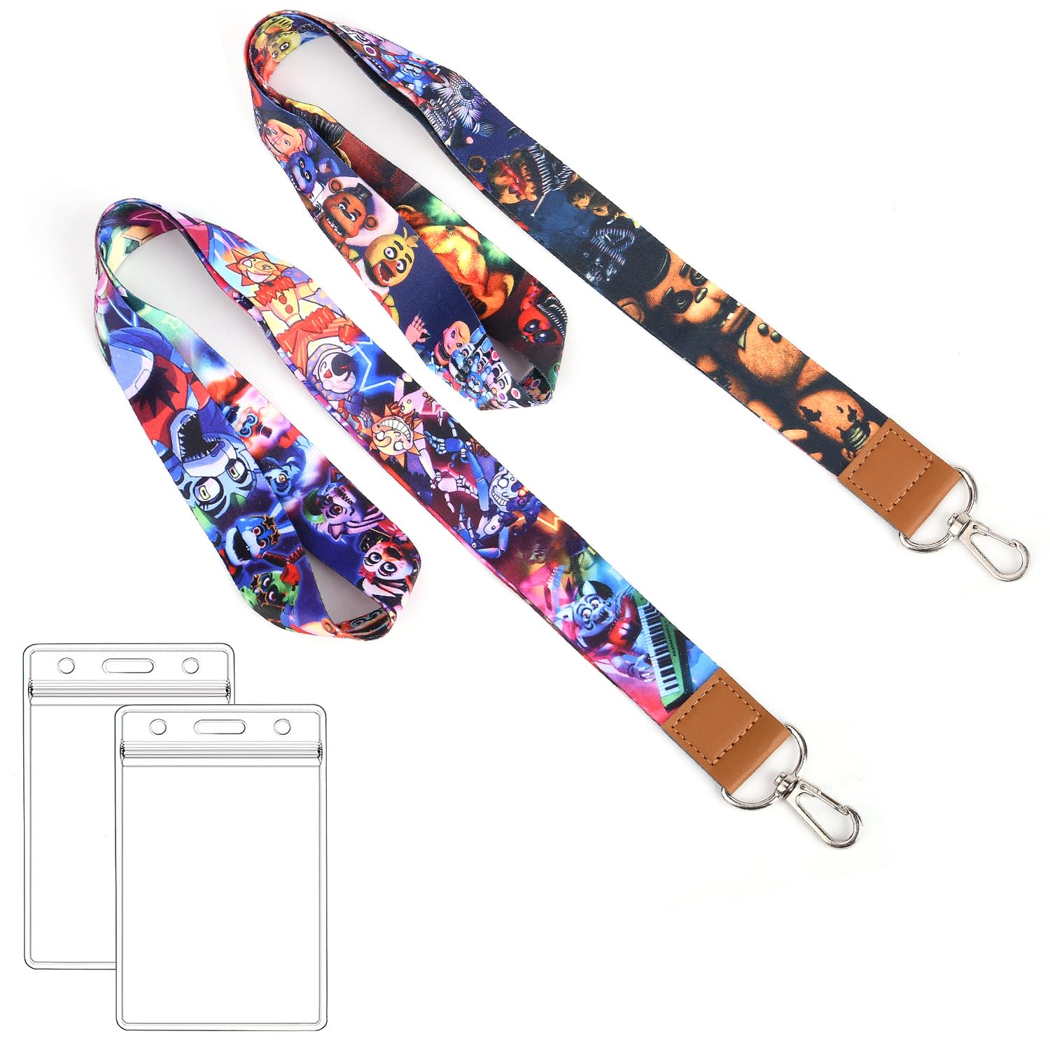 Amazon.com: Pounchi Horror Gaming Lanyard (2 Pack) with ID Badge Holder ...