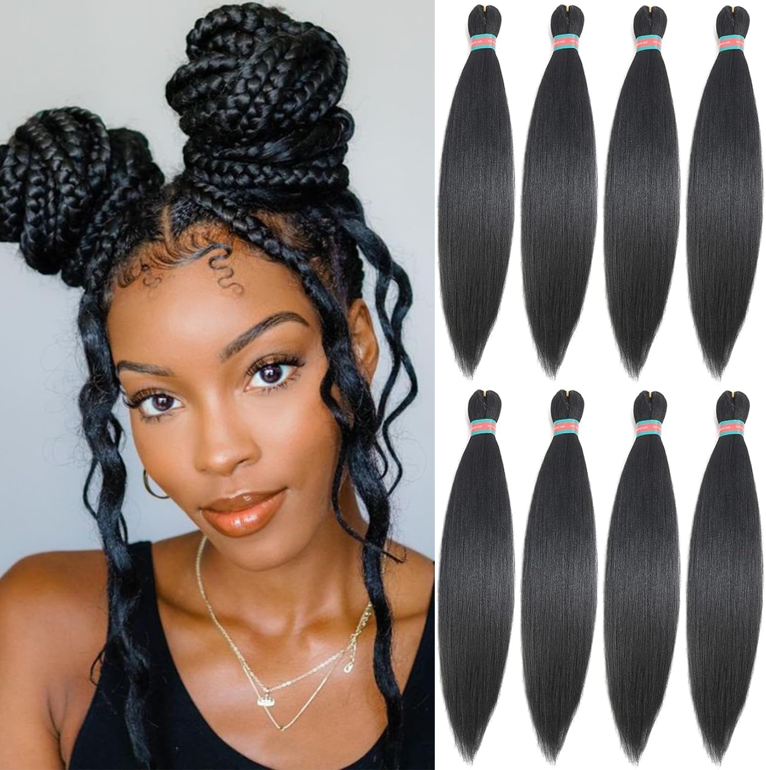 Amazon.com: X-pression Premium Original Ultra Braid. - Color 1 (Pack of 6)