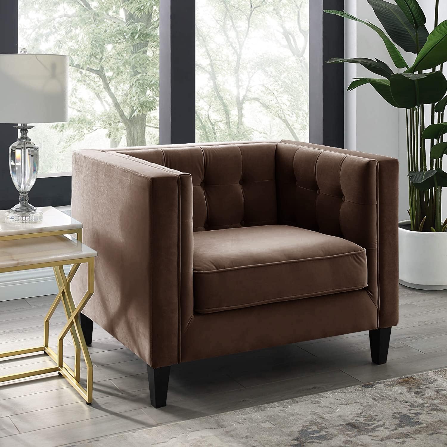 Trend City Handicraft Single-Seater Sofa Set for Living Room & Office ...