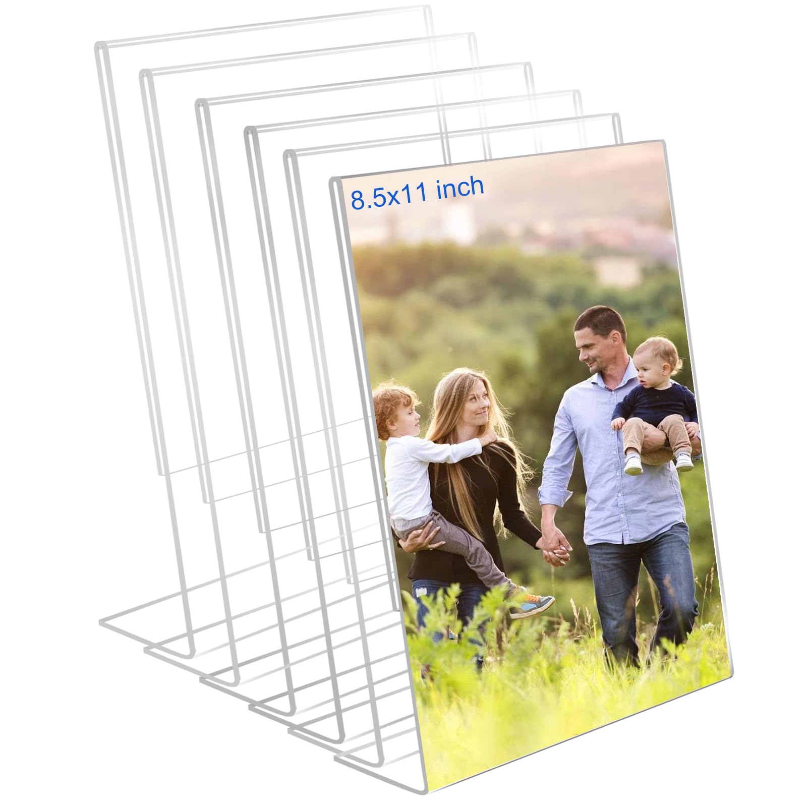Amazon.com - Bolidery 8.5x11 Acrylic Picture Frames, Set Of 6 Clear ...