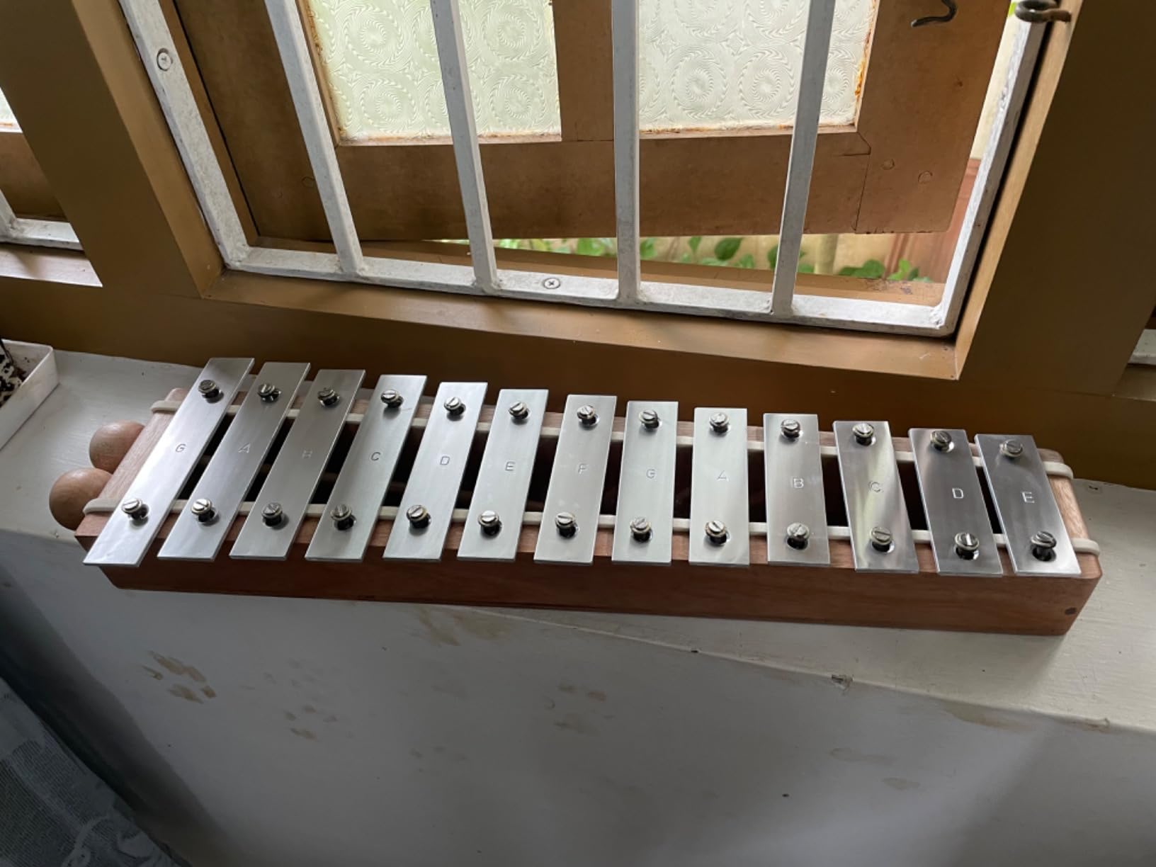 Xylophone Musical Instrument, 13 Note Xylophone, Portable and Durable ...