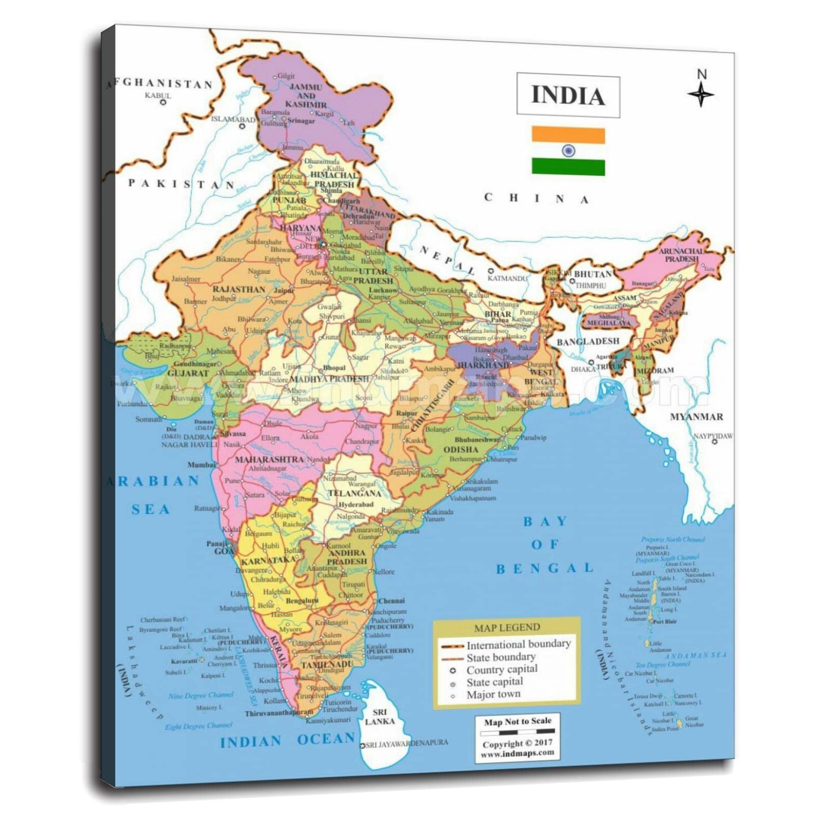 Amazon.com: SSDDKL European Ancient Map Room Aesthetics 963 Poster ...