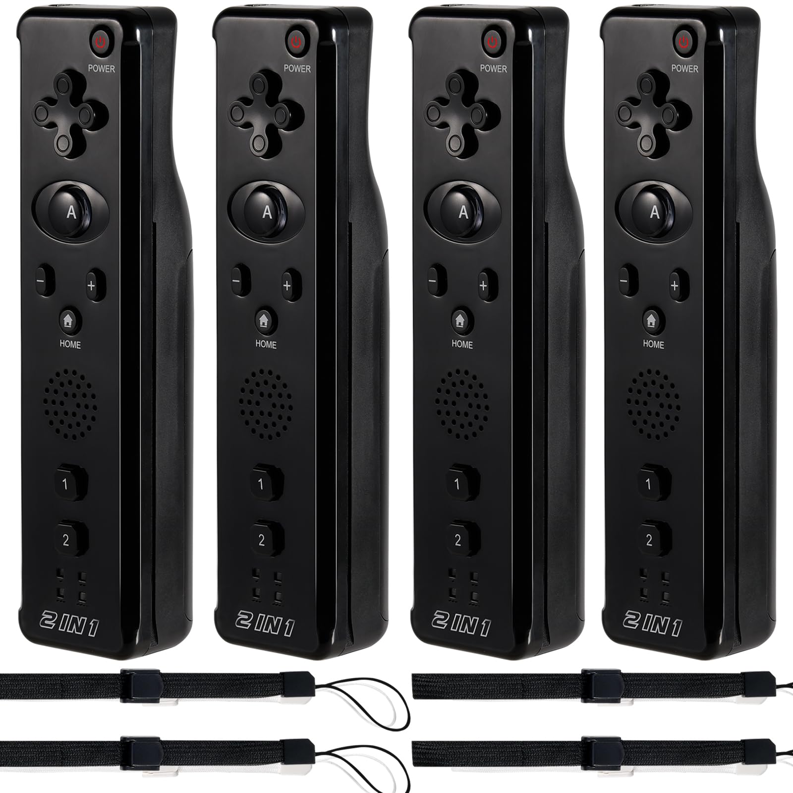 Snapklik.com : 4 Pack Replacement Wii Remote Controller