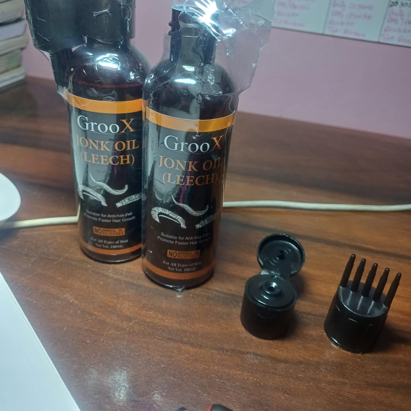 Buy GrooX Jonk oil (Leech Tail) Pure and Natural For Faster Hair Growth ...