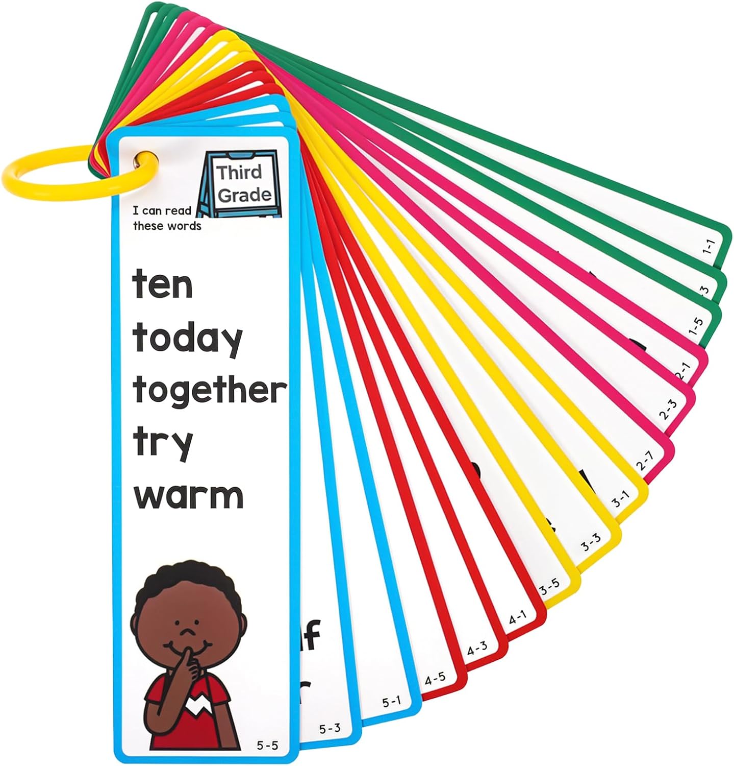 Amazon.com: Sight Words Flash Cards 220 High Frequency Sight Words ...