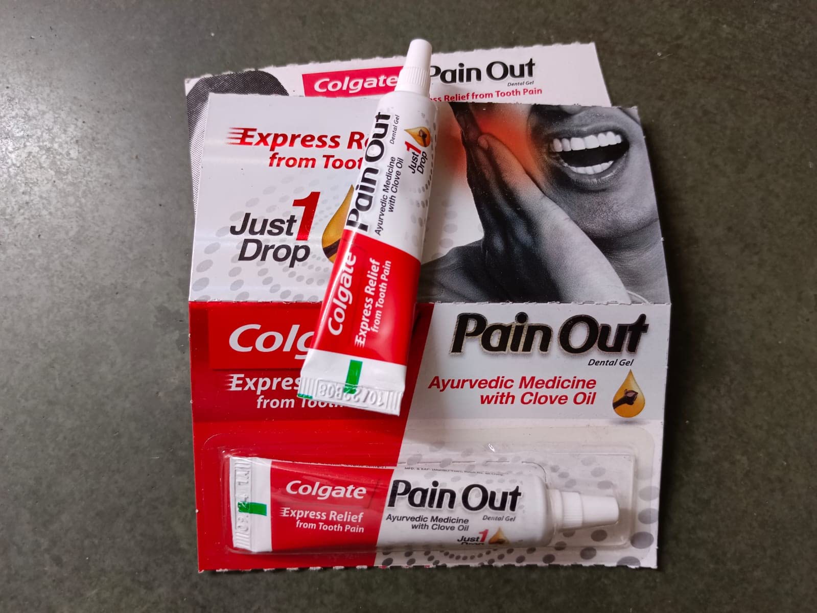 Buy Colgate Pain Out Dental Gel Express Relief From Tooth Pain (20g ...