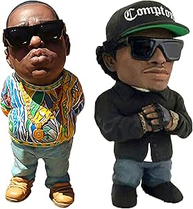 Amazon.com: Hip Hop Commemorative Resin Ornaments Artist Figure ...
