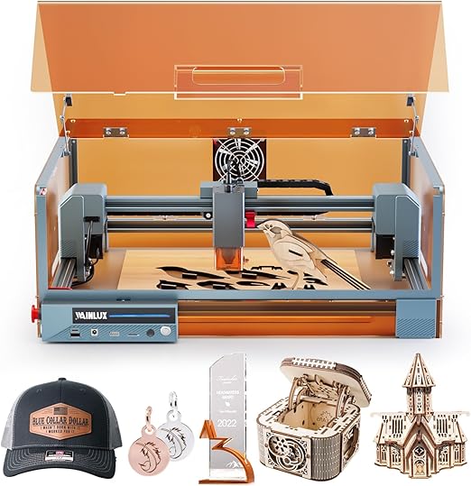 Amazon.com: WAINLUX X1 10W Laser Engraver Machine,10000mW Laser ...