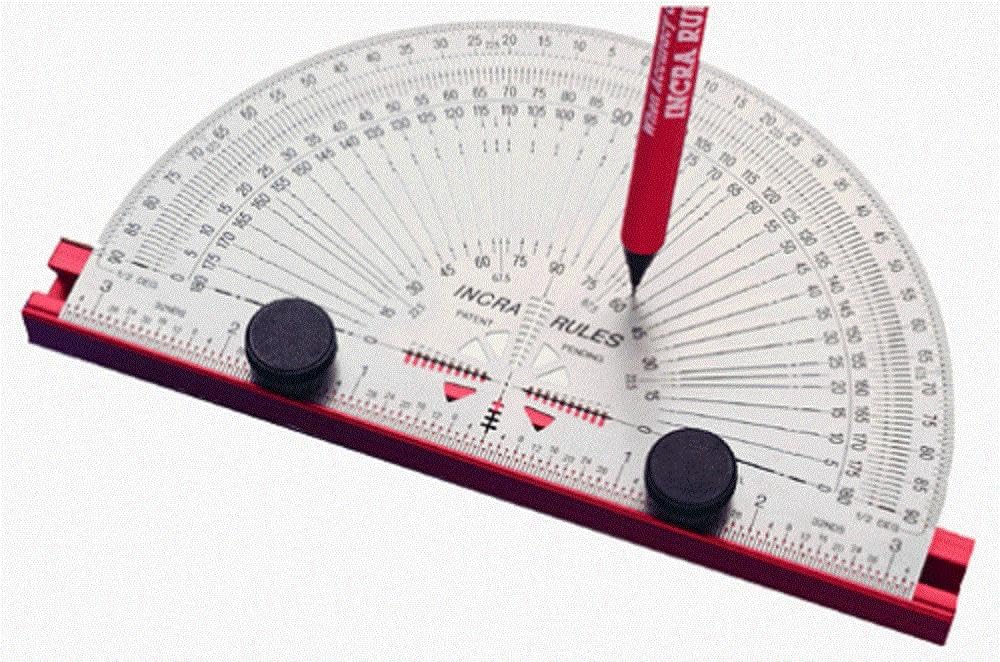 Amazon.com: Incra PROTRAC06 6-Inch Precision Marking Protractor : Tools ...