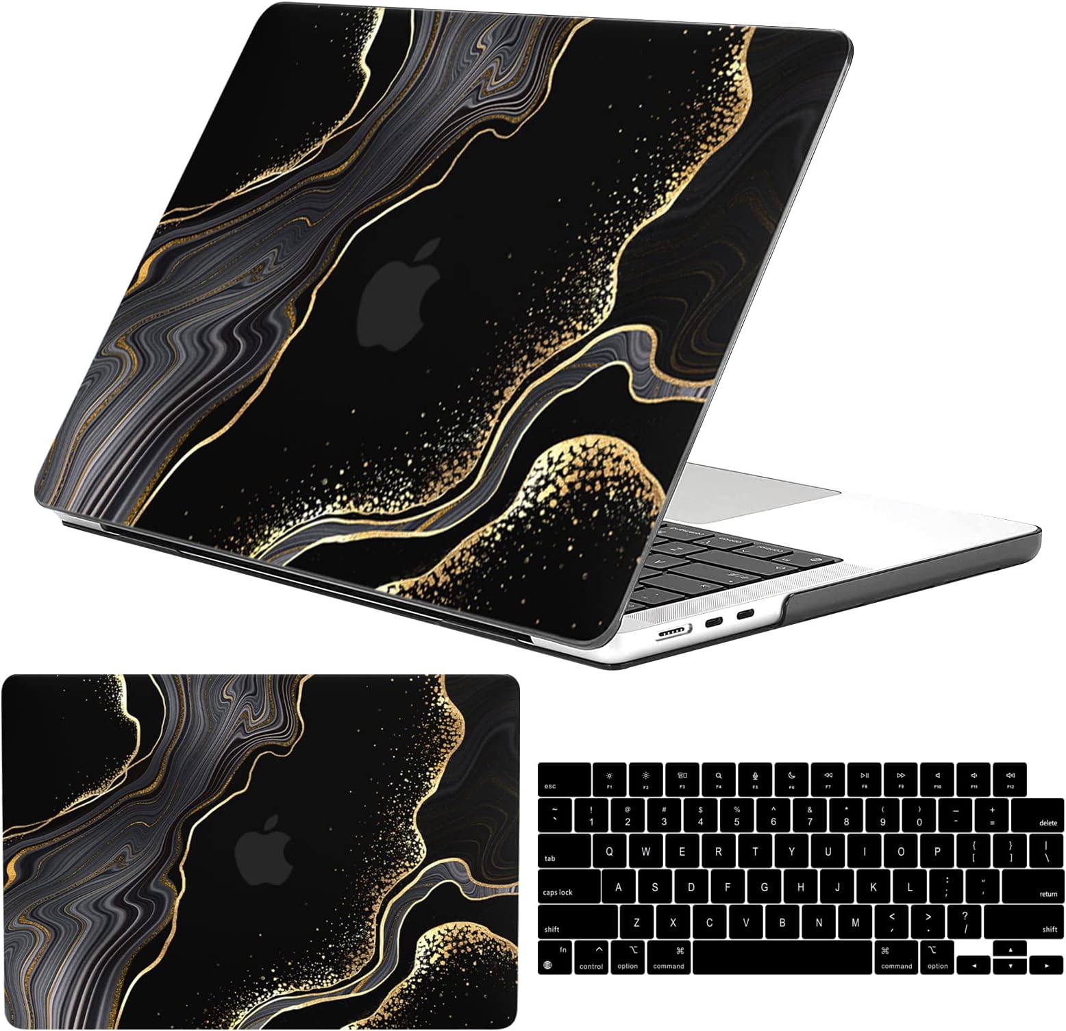 Amazon.com: Miwasion Compatible with MacBook Air 13.6 inch Case 2022 ...