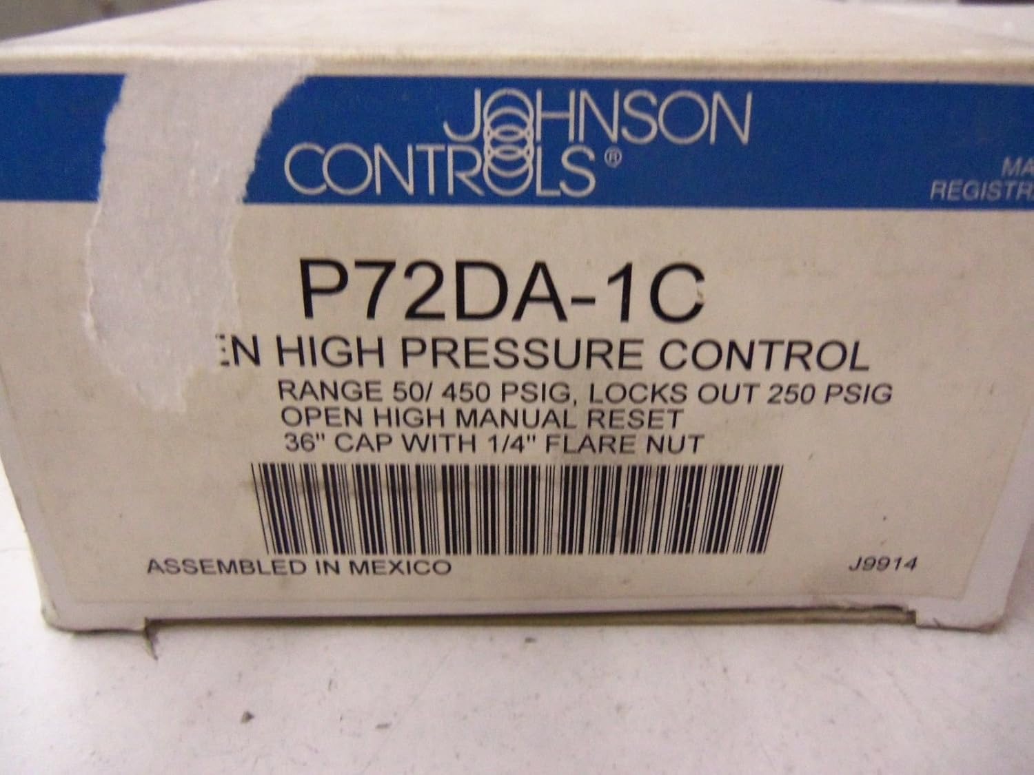 Johnson Controls P72DA-1C Penn Series P72 Standard Electromechanical ...