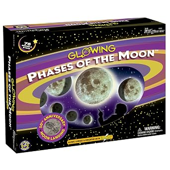 Amazon.com: Phases of the Moon Kit with 8 Glow-in-the-Dark 3-D Moons ...